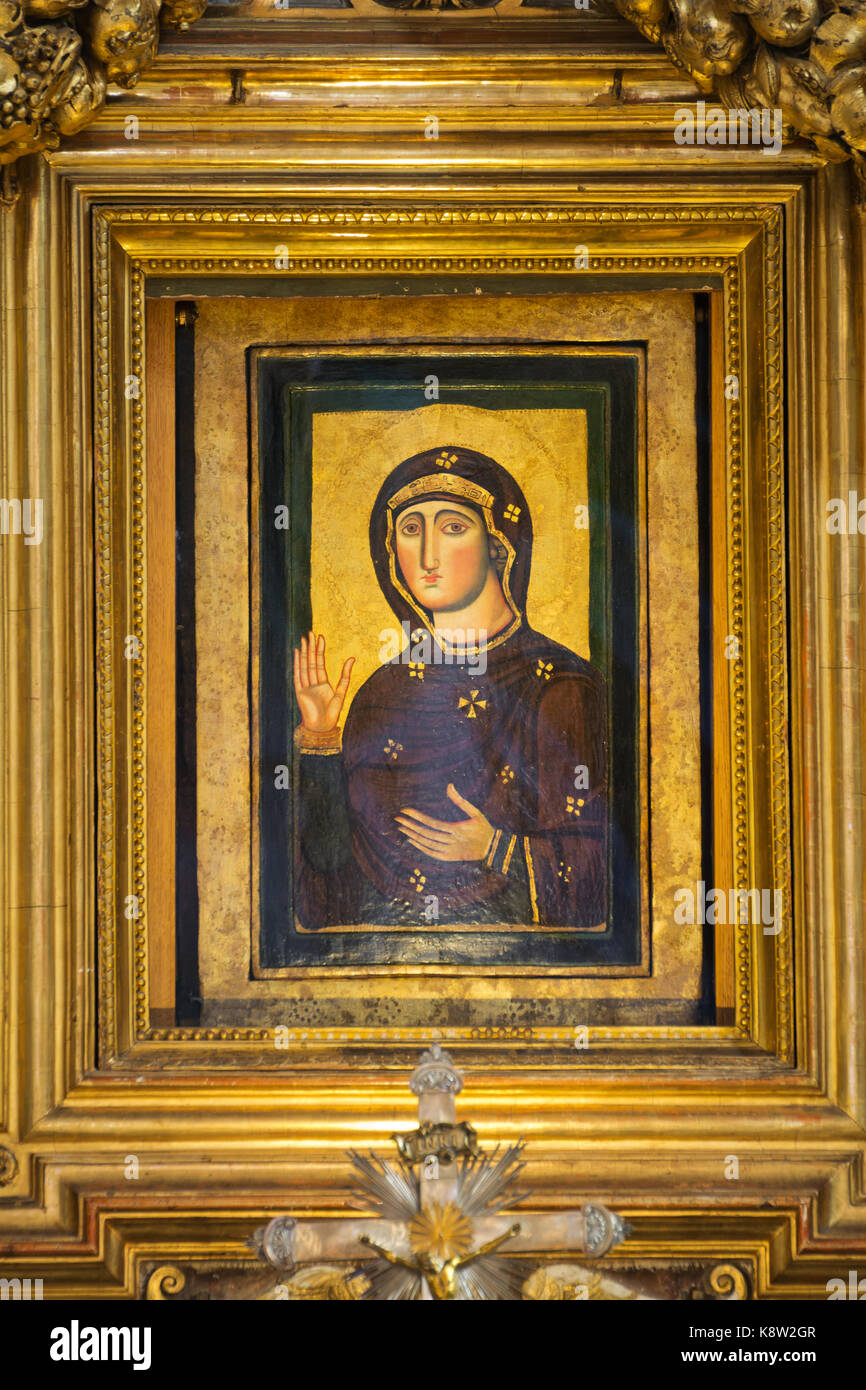 Santa Maria in Aracoeli - Madonna Aracoeli - Rome Stock Photo - Alamy