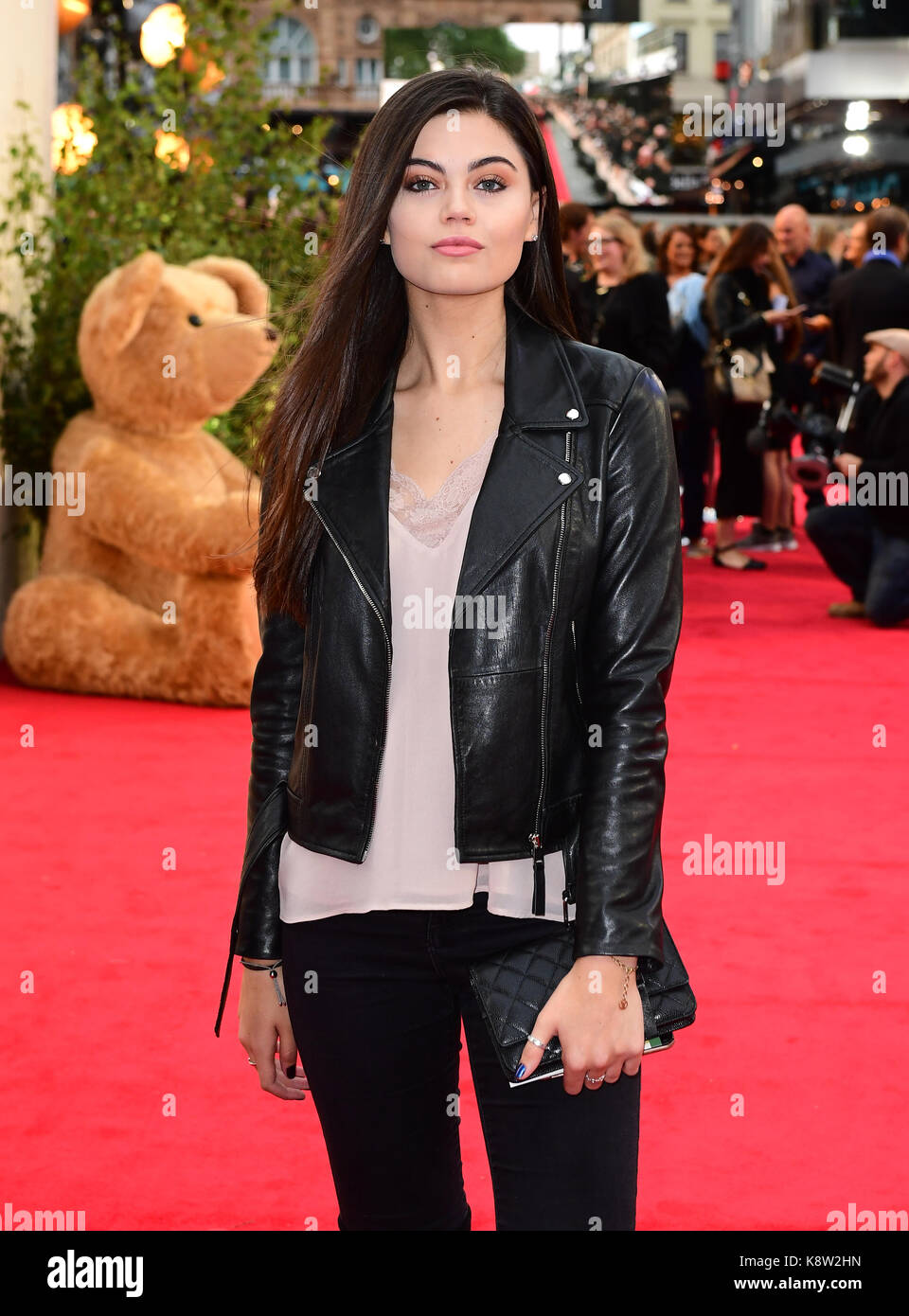 Emily Canham attending the world premiere of Goodbye Christopher Robin ...
