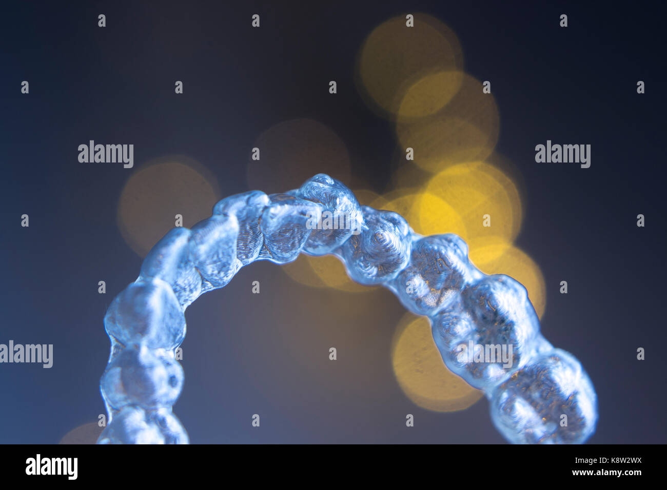 Invisible teeth retainers orthodontic brackets. Plastic modern ...