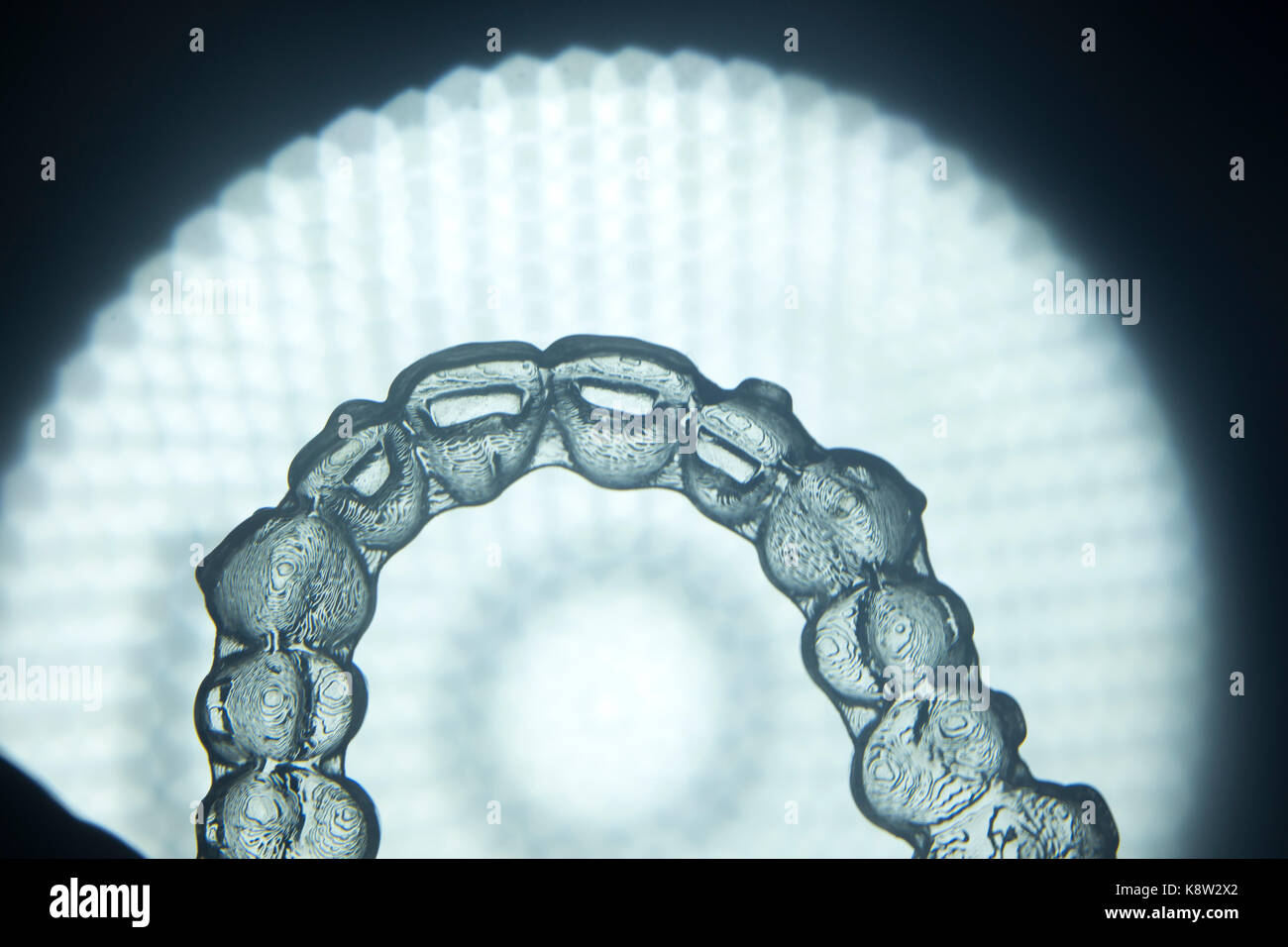 Invisible teeth retainers orthodontic brackets. Plastic modern ...