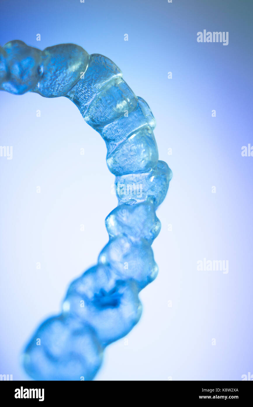 Invisible teeth retainers orthodontic brackets. Plastic modern ...