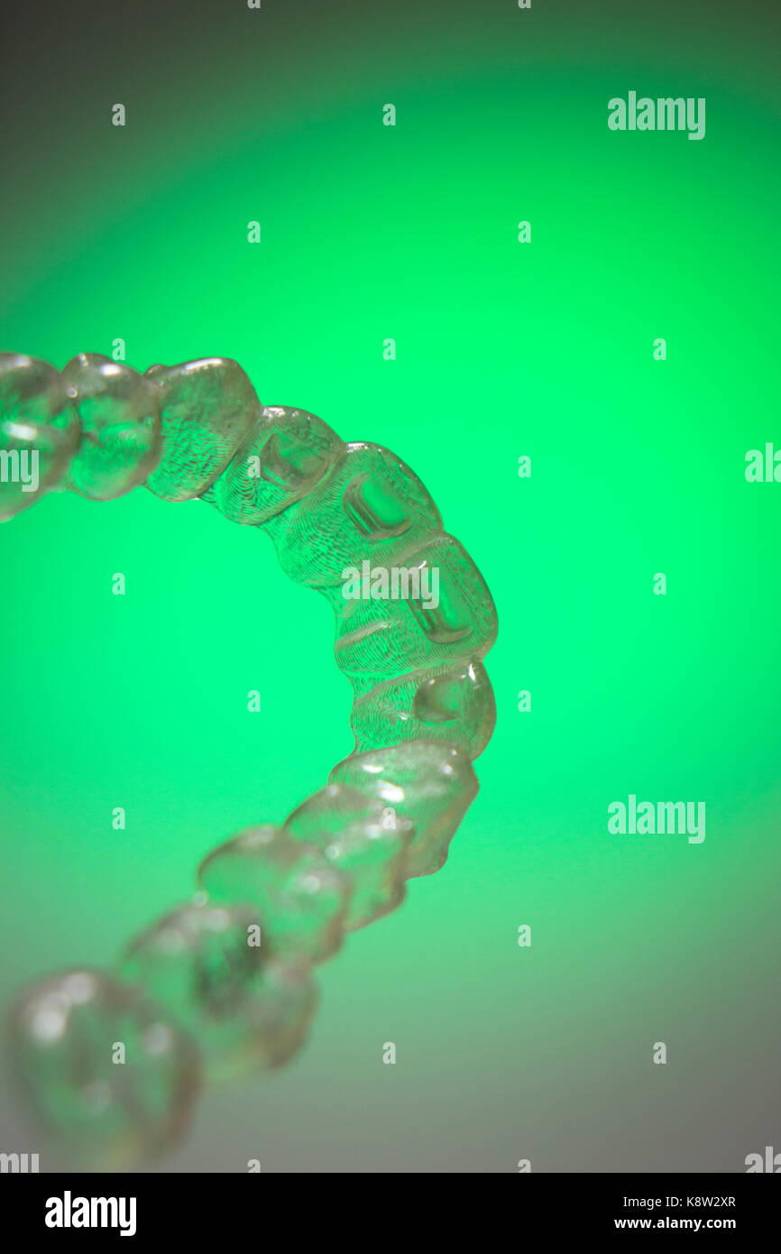 Invisible teeth retainers orthodontic brackets. Plastic modern ...