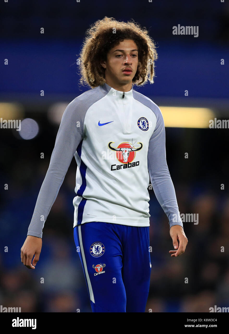 Chelsea's Ethan Ampadu before the Carabao Cup, Third Round match at ...