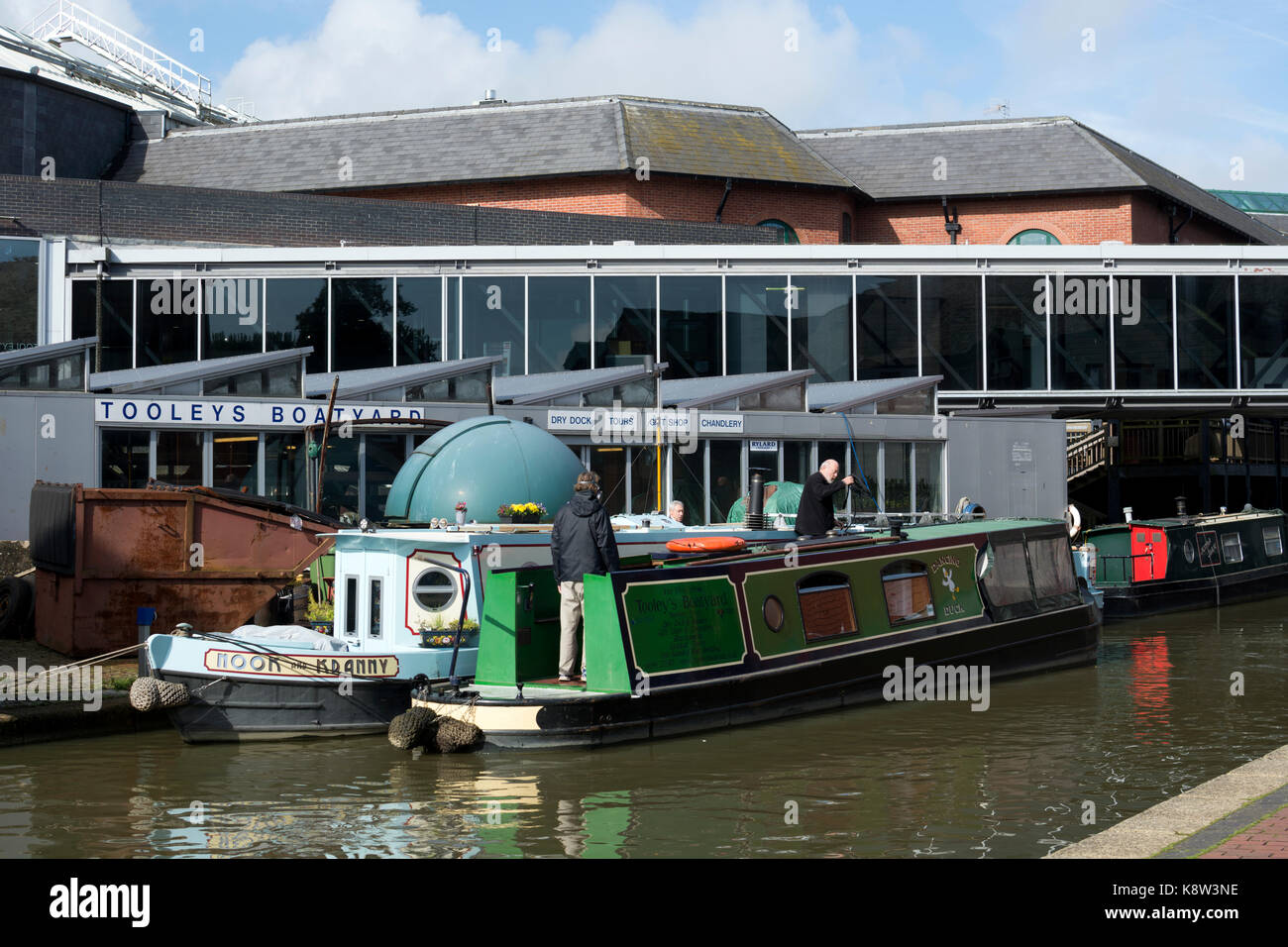 Tooley`s Boatyard, Oxford Canal, Banbury, Oxfordshire, England, UK ...