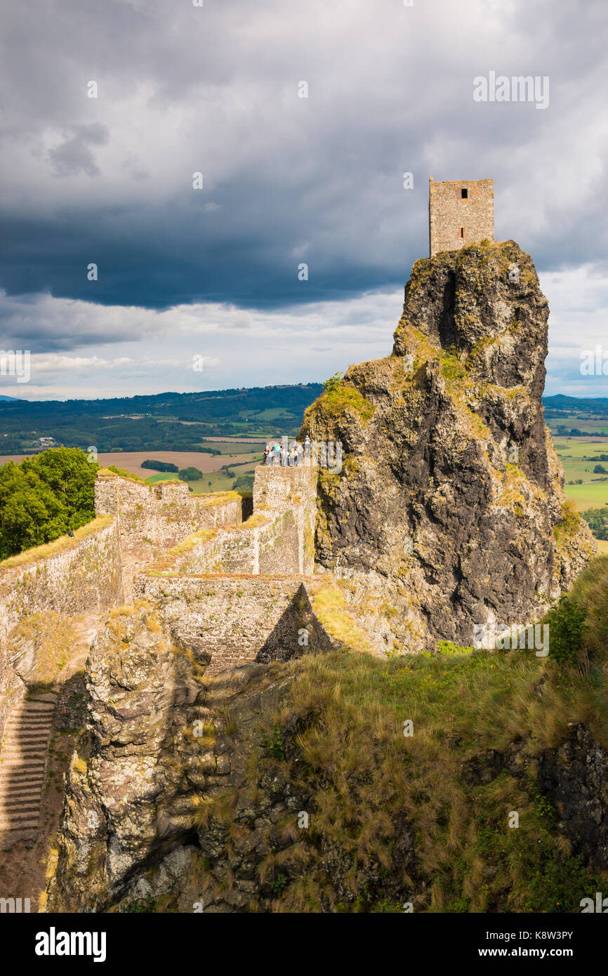 The ruins of Trosky Castle in Czech Republic Stock Photo - Alamy