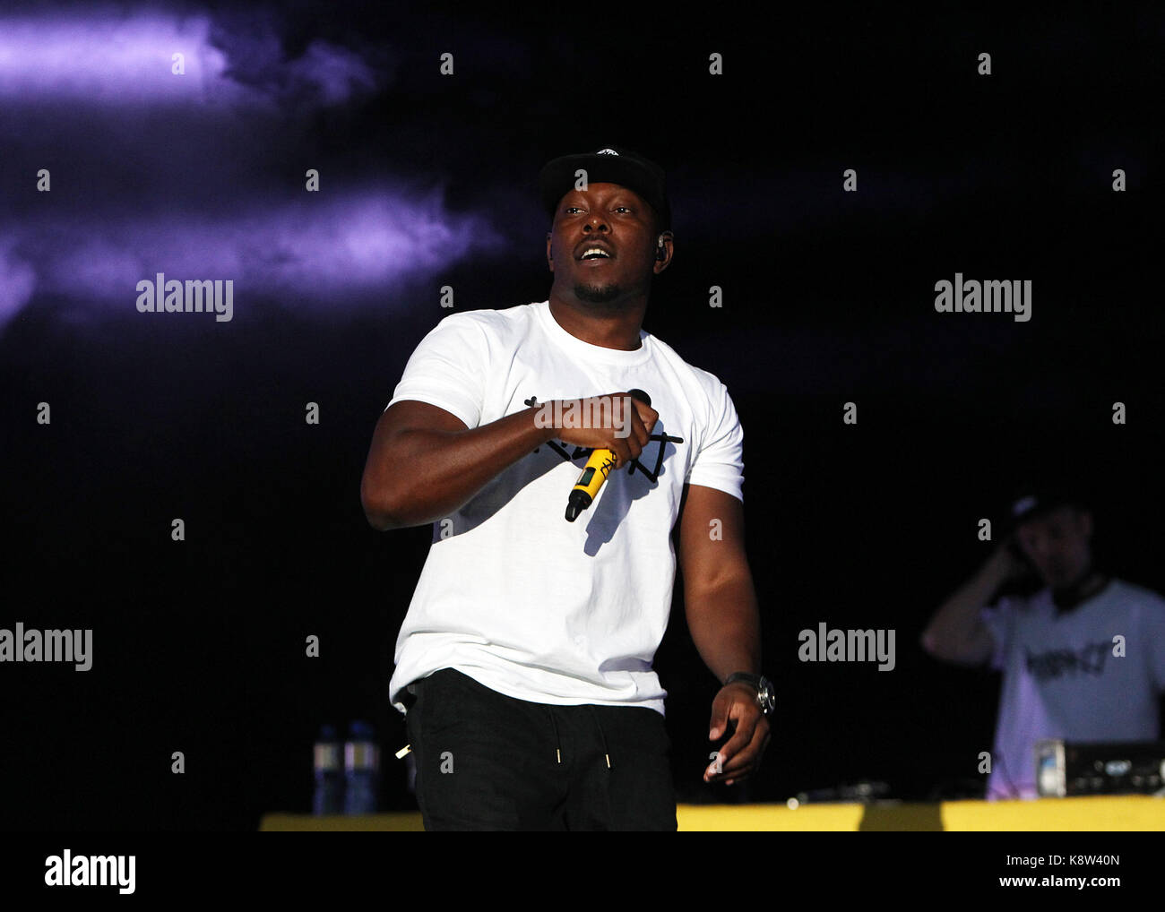 Dizzee Rascal headlining the MTV stage during Day Two of V Festival at ...