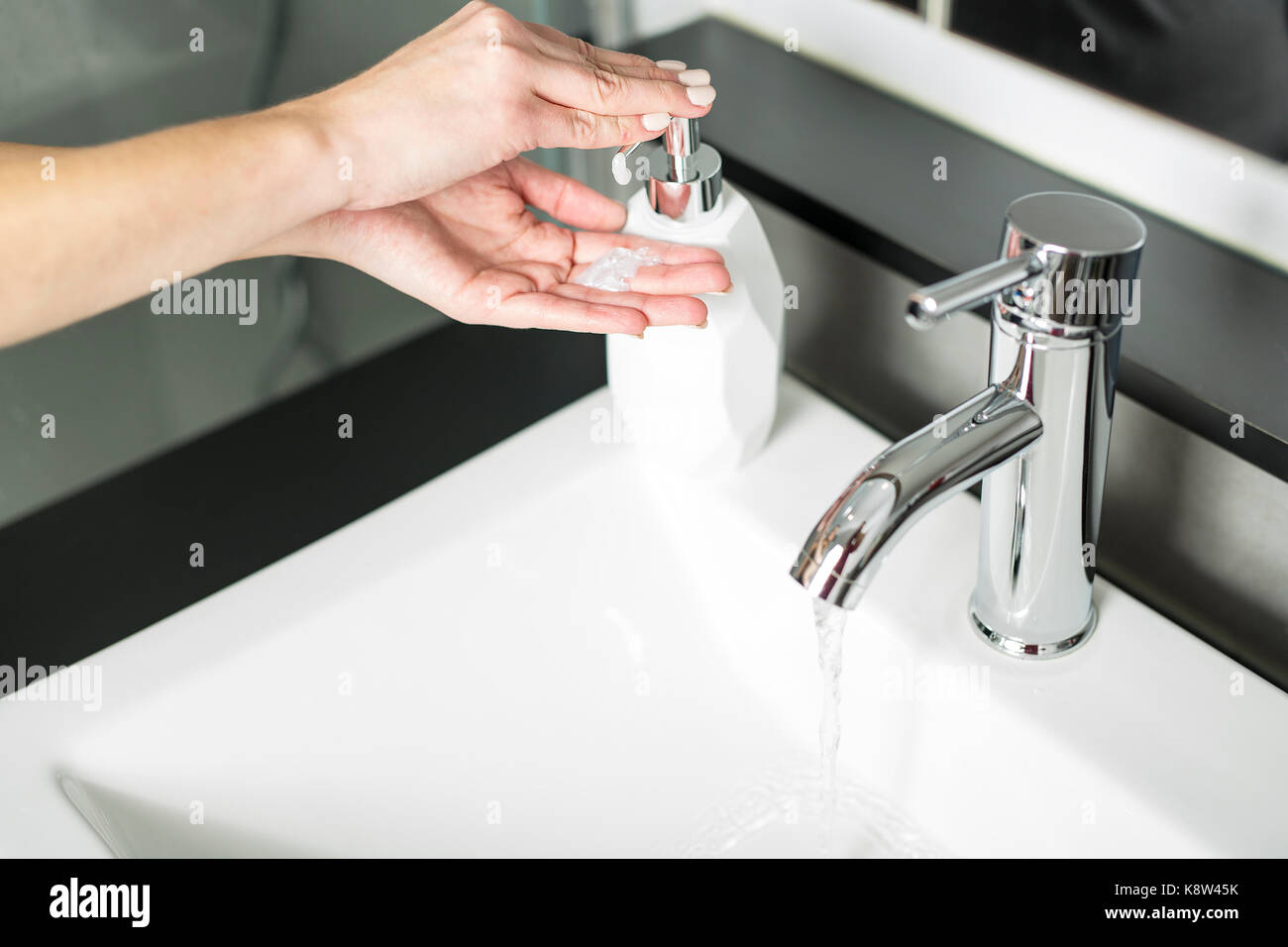 Hygiene Cleaning Hands Washing Stock Photo - Alamy