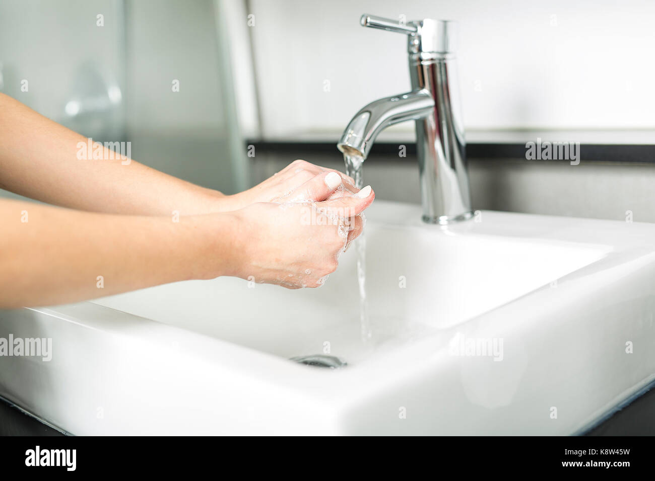 Hygiene Cleaning Hands Washing Stock Photo - Alamy