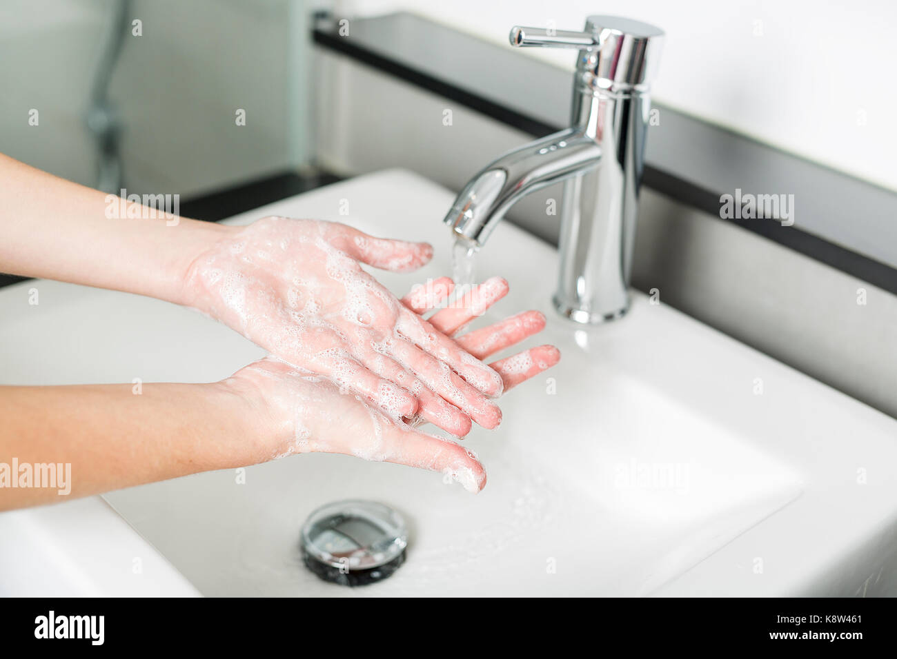 Hygiene Cleaning Hands Washing Stock Photo - Alamy