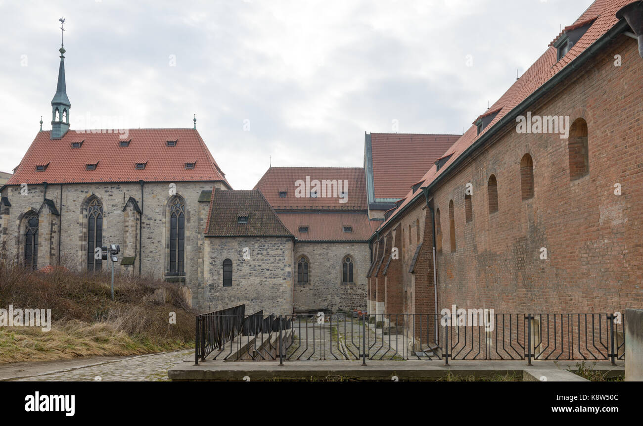 View of old buildings of monastery of Saint Agnes from Na Fratisku ...