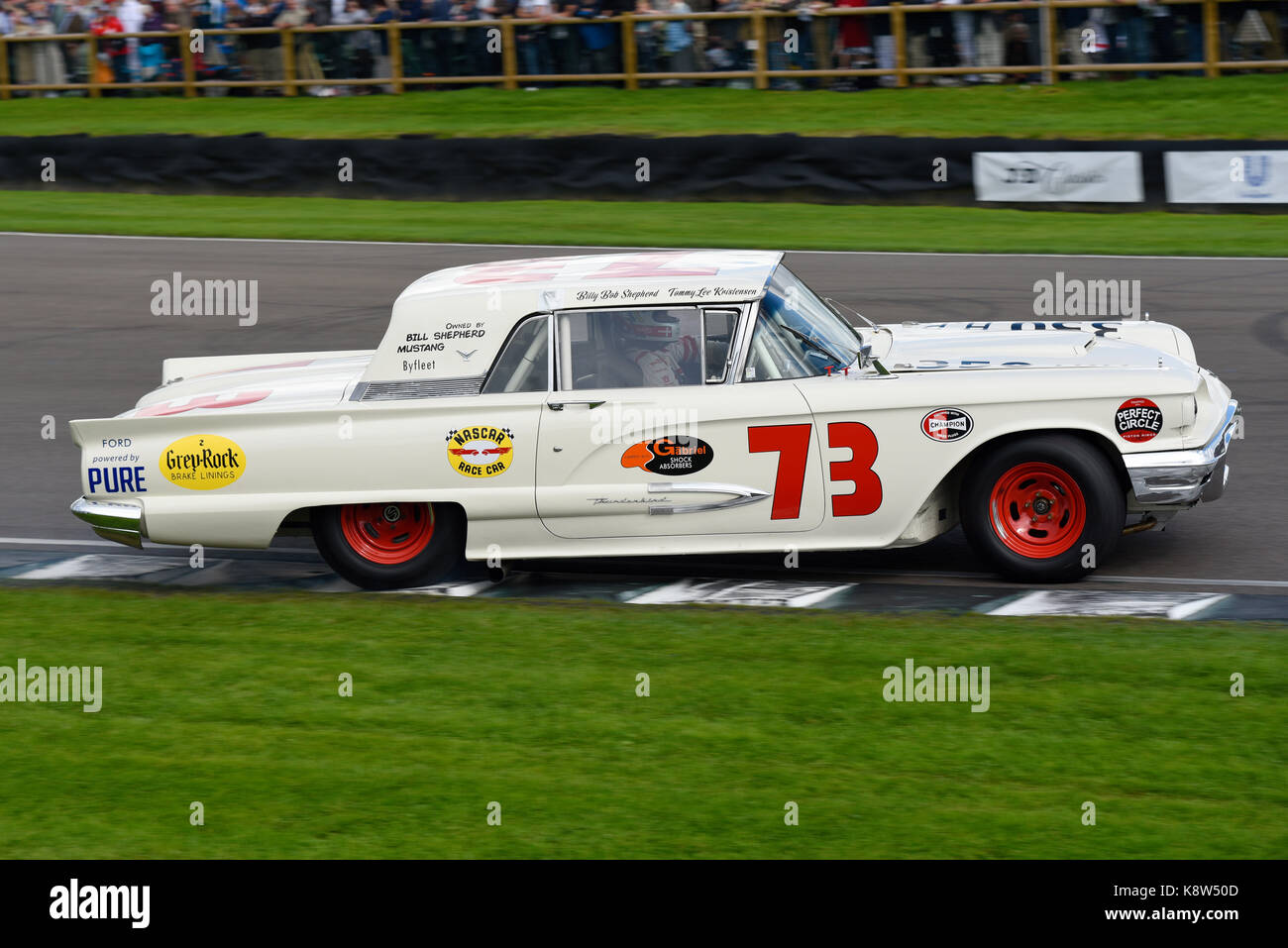 Ford Thunderbird owned by Bill Shepherd driven by Tom Kristensen racing ...