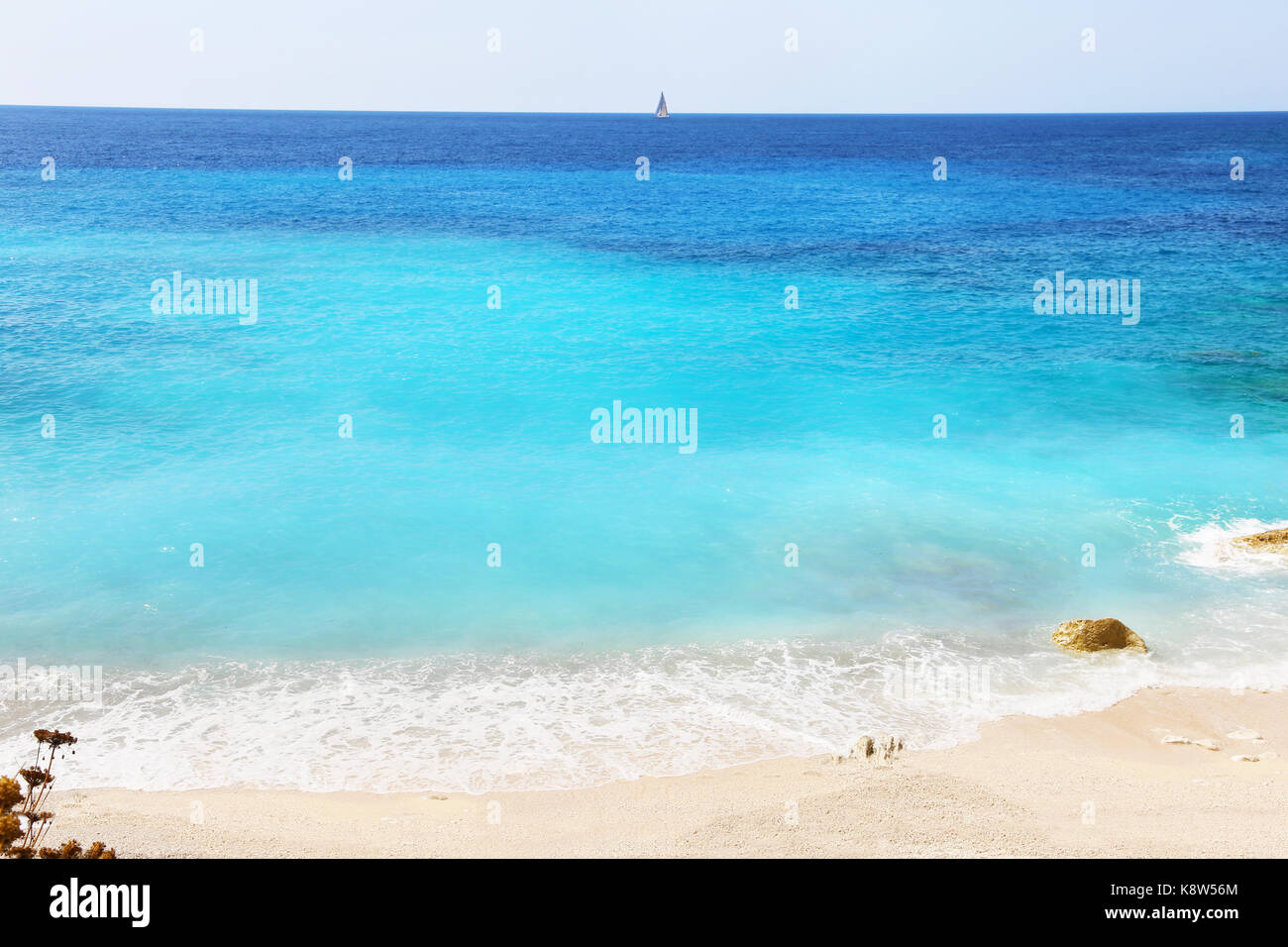 Erimitis beach Paxos island Greece Stock Photo - Alamy