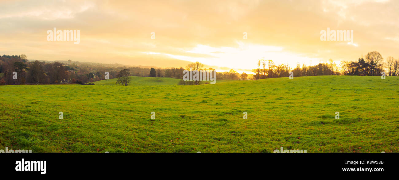 Northern Ireland countryside morning sunrise Stock Photo - Alamy