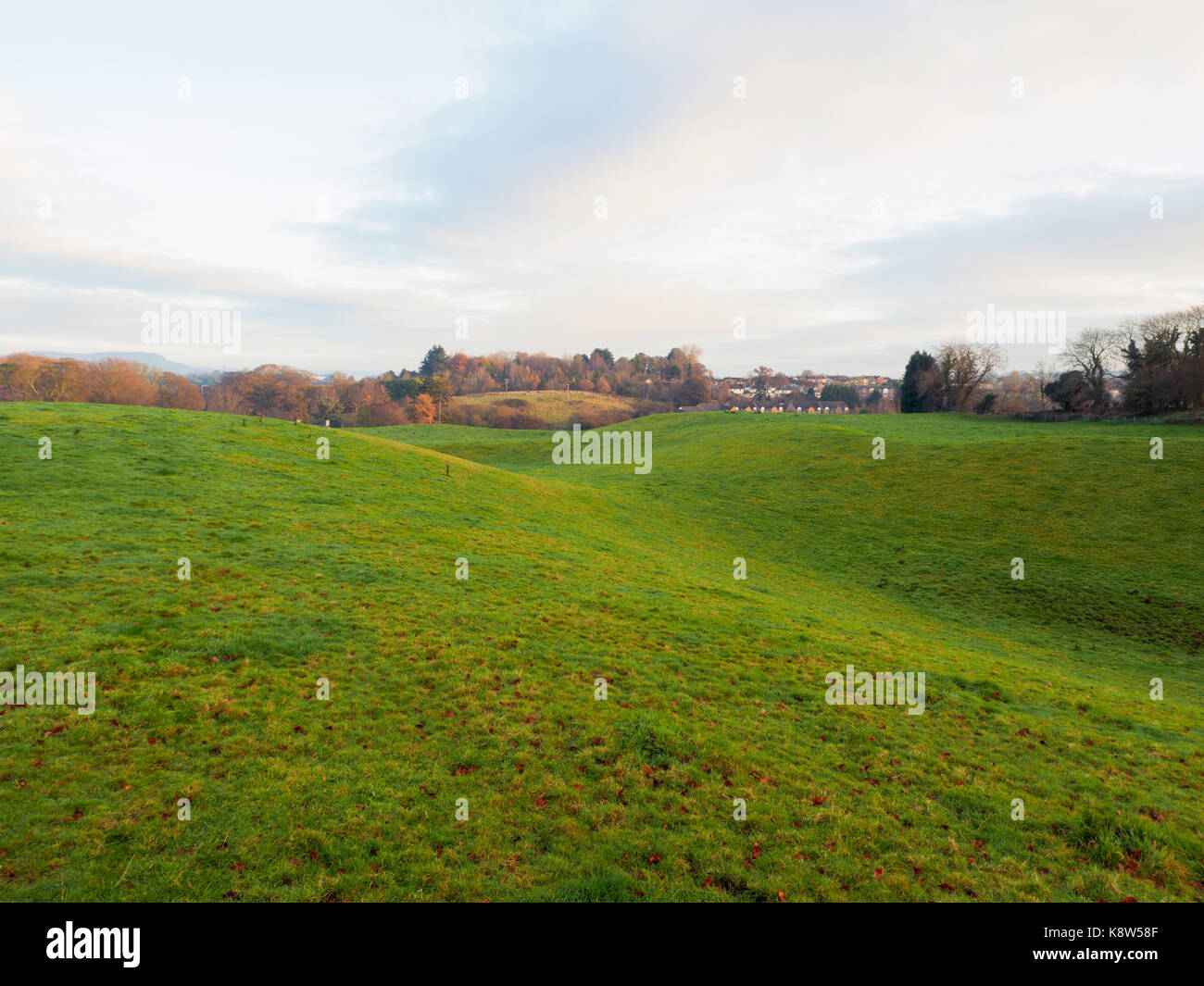 Northern Ireland countryside morning sunrise Stock Photo - Alamy