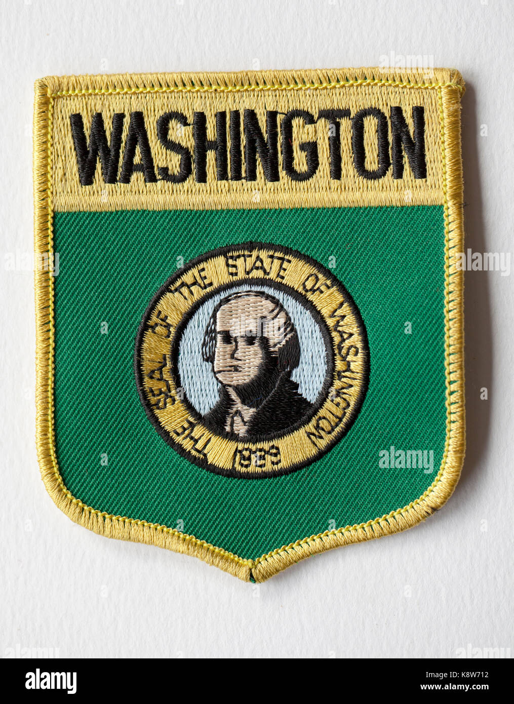 Vintage Souvenir Patch Washington State USA Stock Photo - Alamy