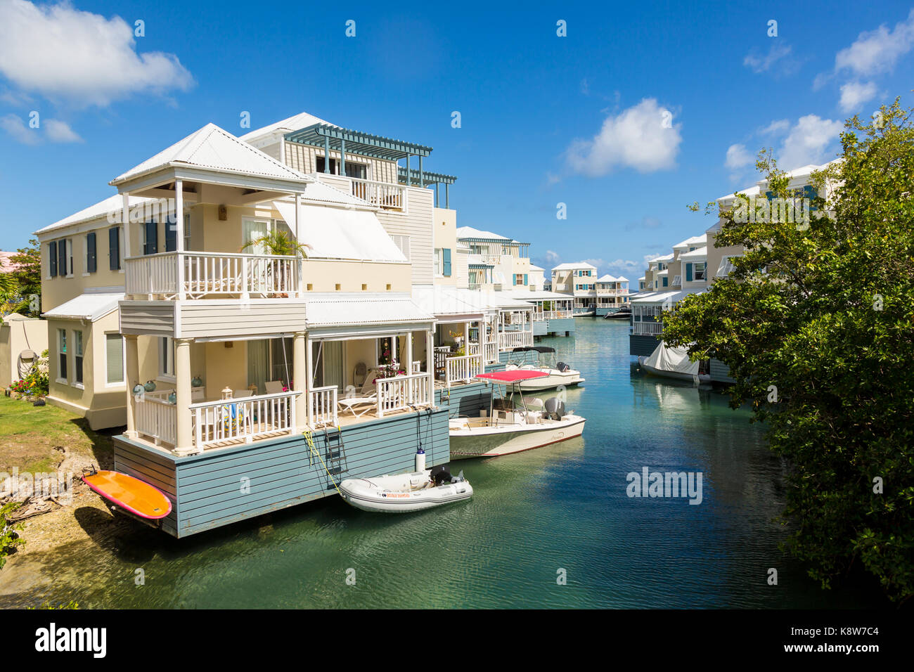 The harbour at Nanny Cay, Tortola, British Virgin Islands Stock Photo ...