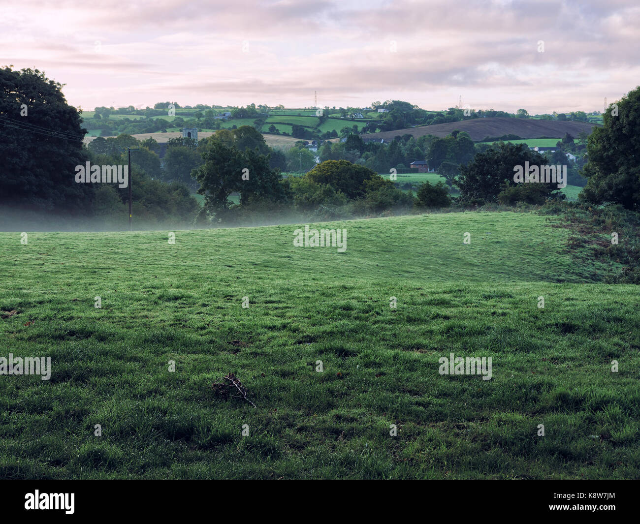 Early Autumn countryside morning,Northern Ireland Stock Photo - Alamy