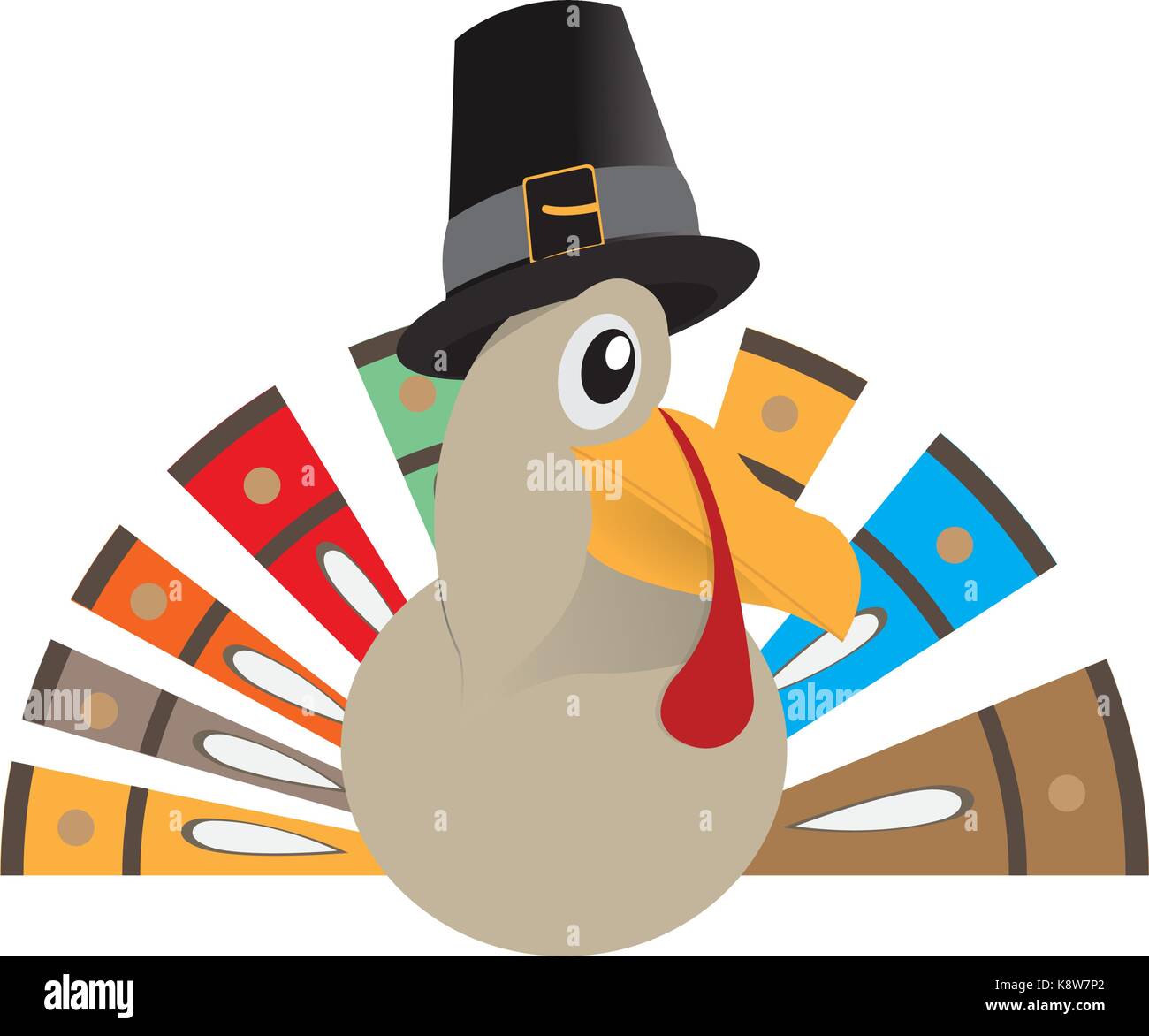 Isolated comic turkey Stock Vector Image & Art - Alamy