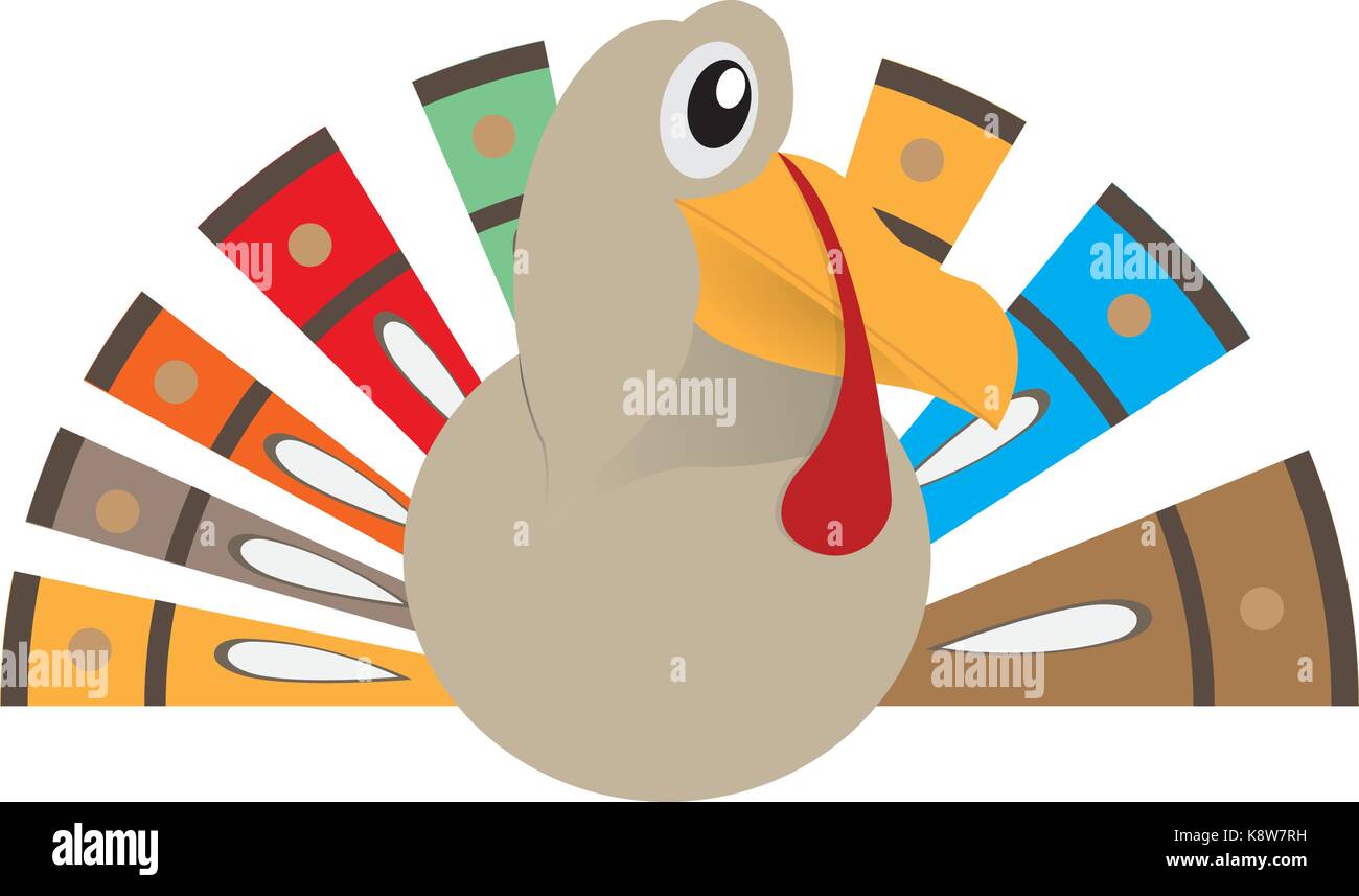 Isolated comic turkey Stock Vector Image & Art - Alamy