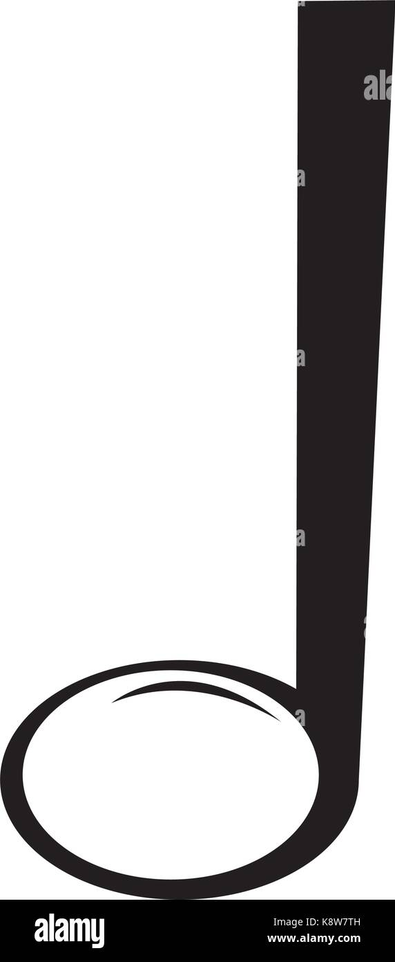 Isolated musical note Stock Vector Image & Art - Alamy