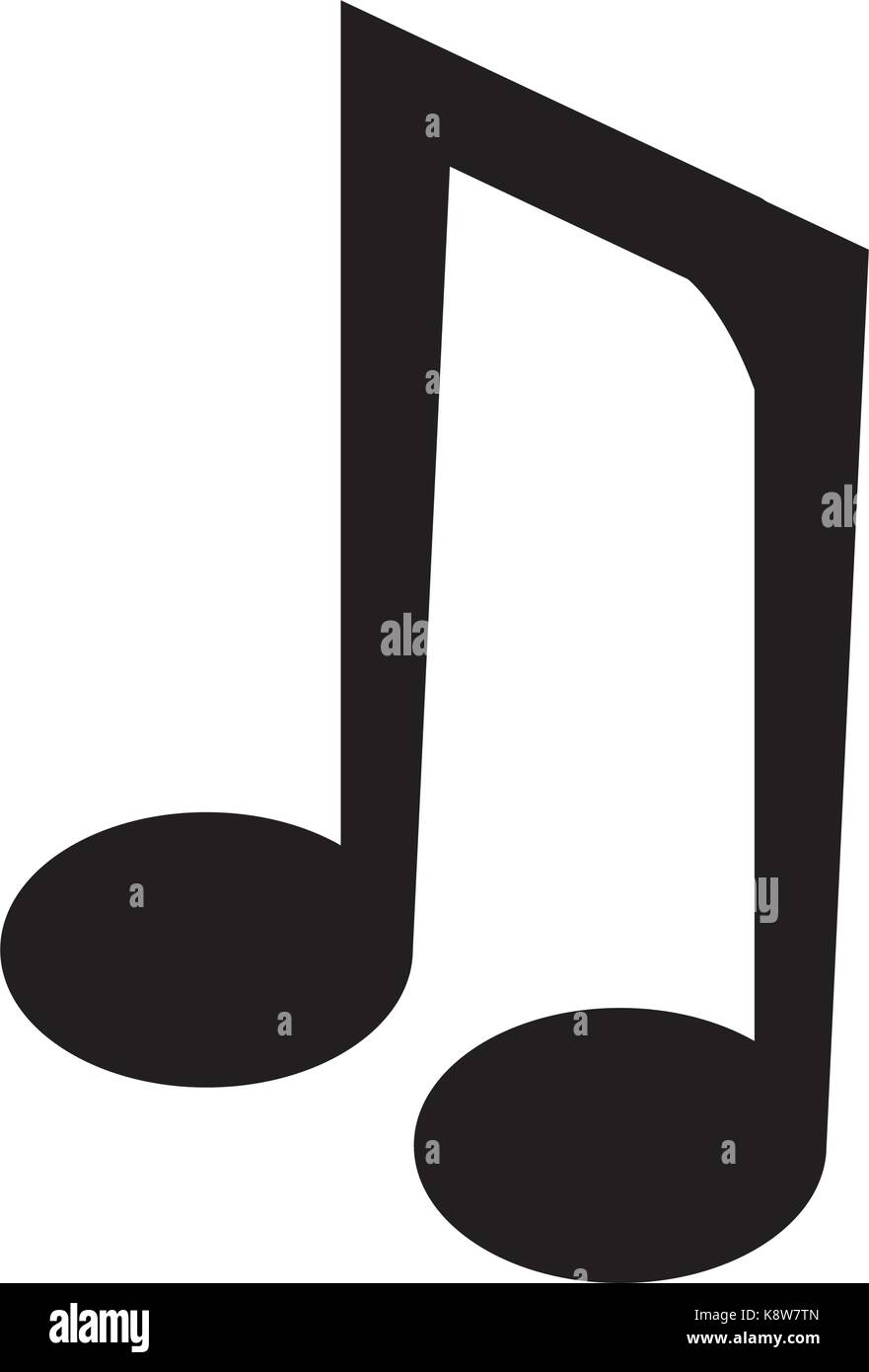 Isolated musical note Stock Vector Image & Art - Alamy