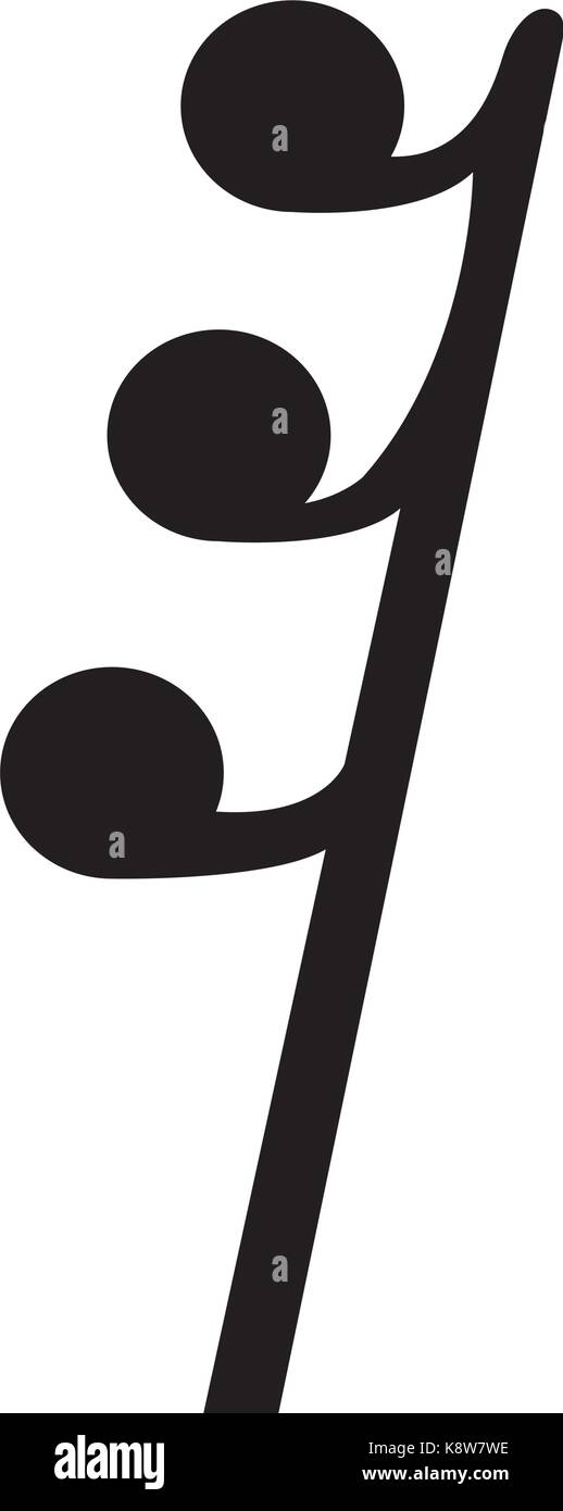 Isolated musical note Stock Vector Image & Art - Alamy