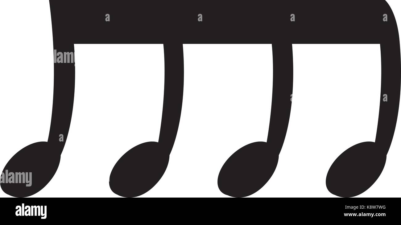 Isolated musical note Stock Vector Image & Art - Alamy