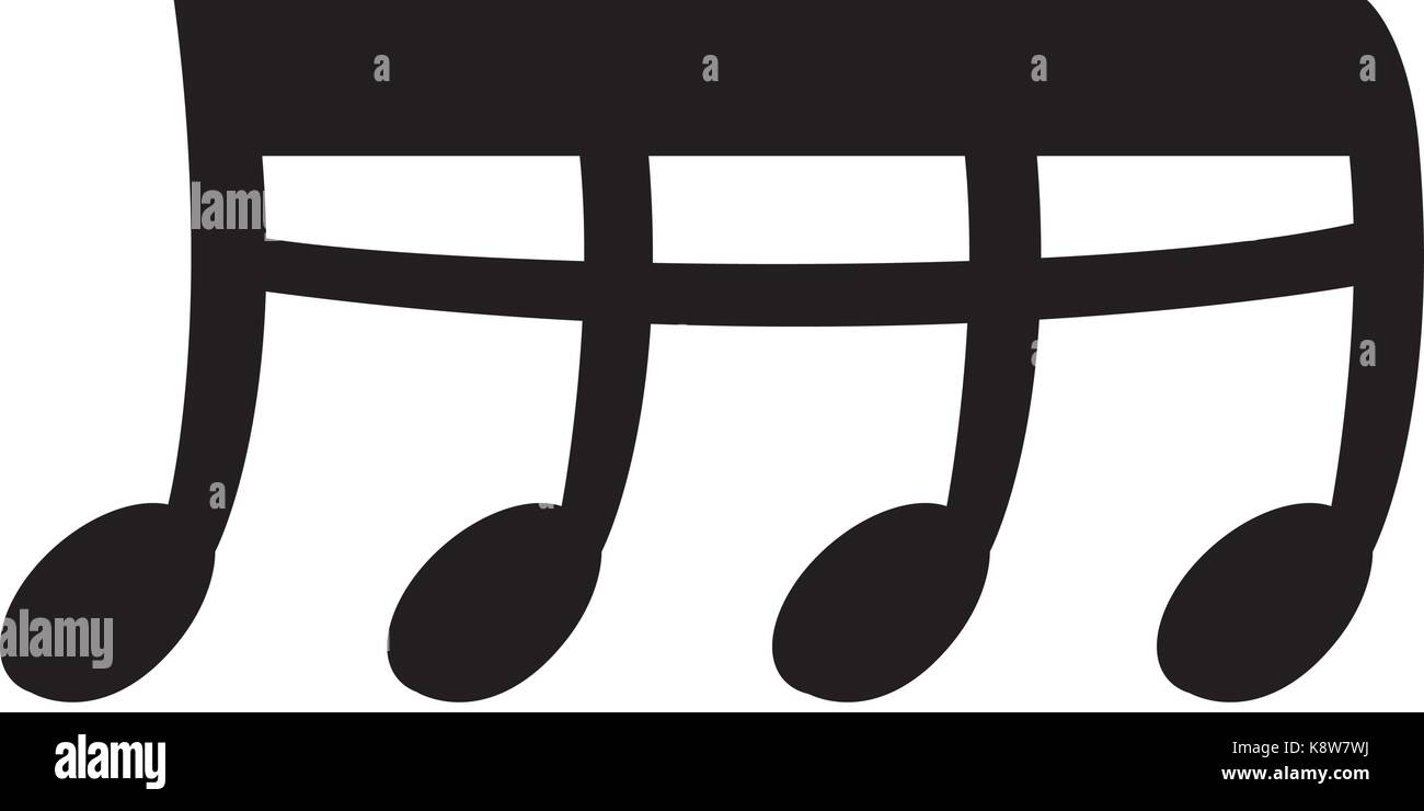 Isolated musical note Stock Vector Image & Art - Alamy