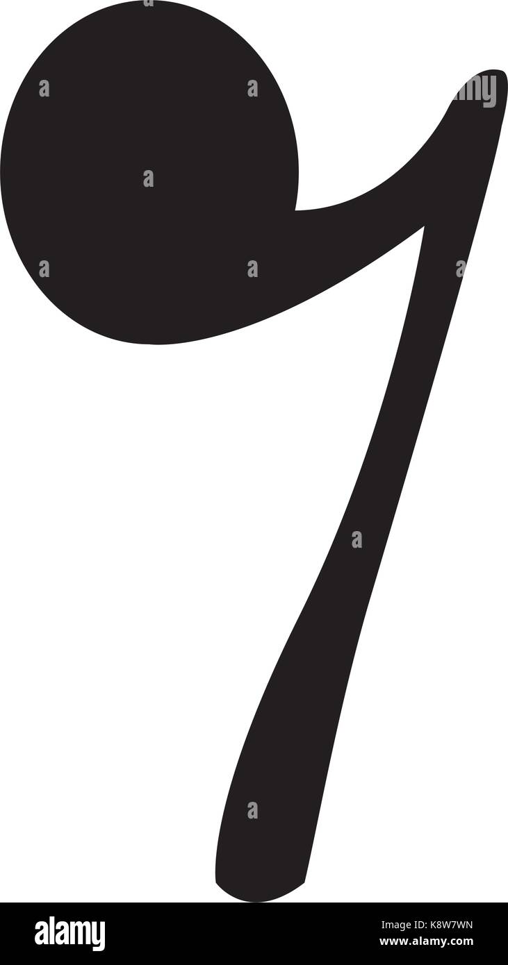 Isolated musical note Stock Vector Image & Art - Alamy