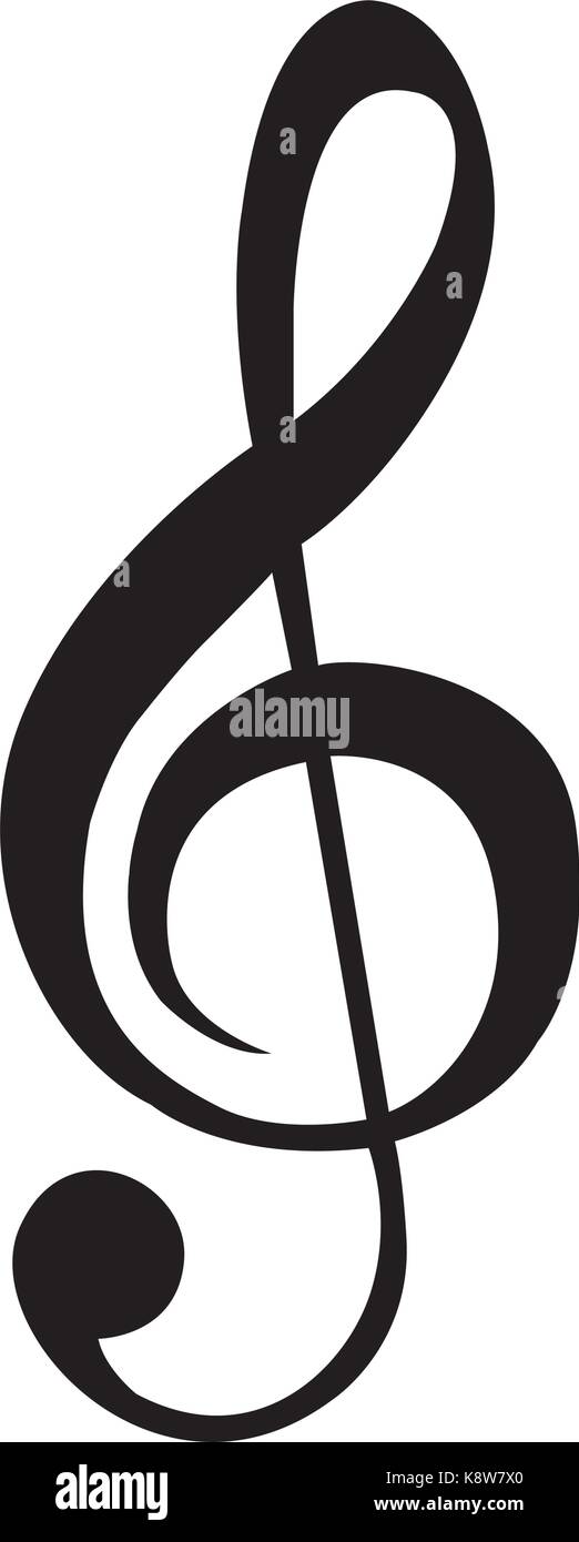Isolated musical note Stock Vector Image & Art - Alamy