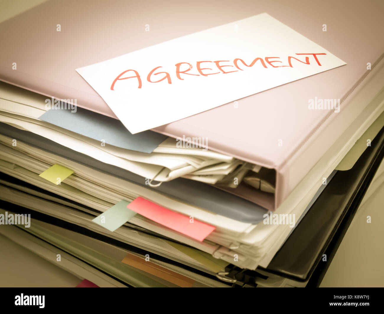 Mile High Stack Of Document