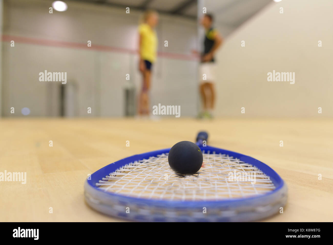 close-up of squash racket Stock Photo - Alamy