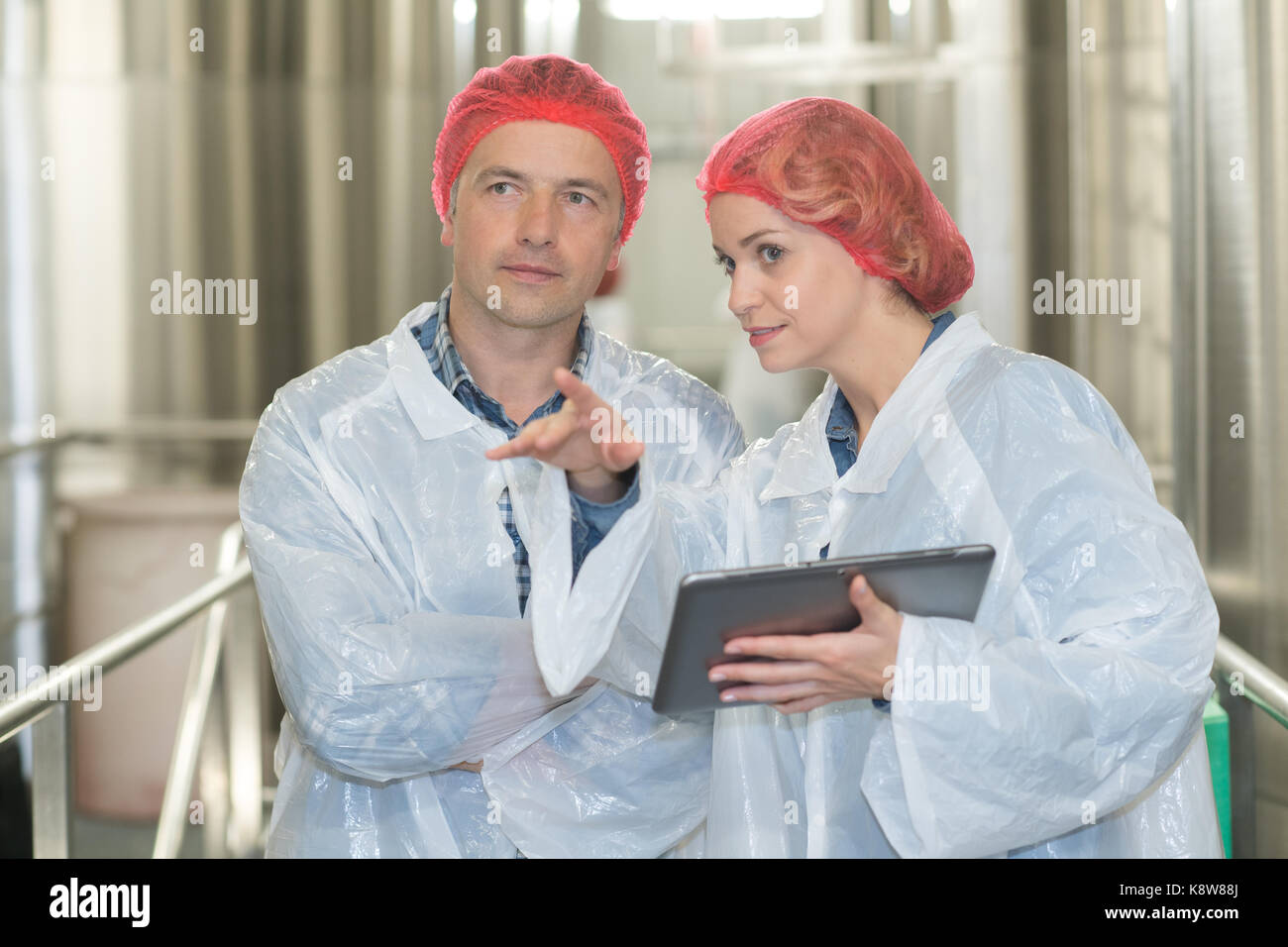 making and giving instruction Stock Photo - Alamy