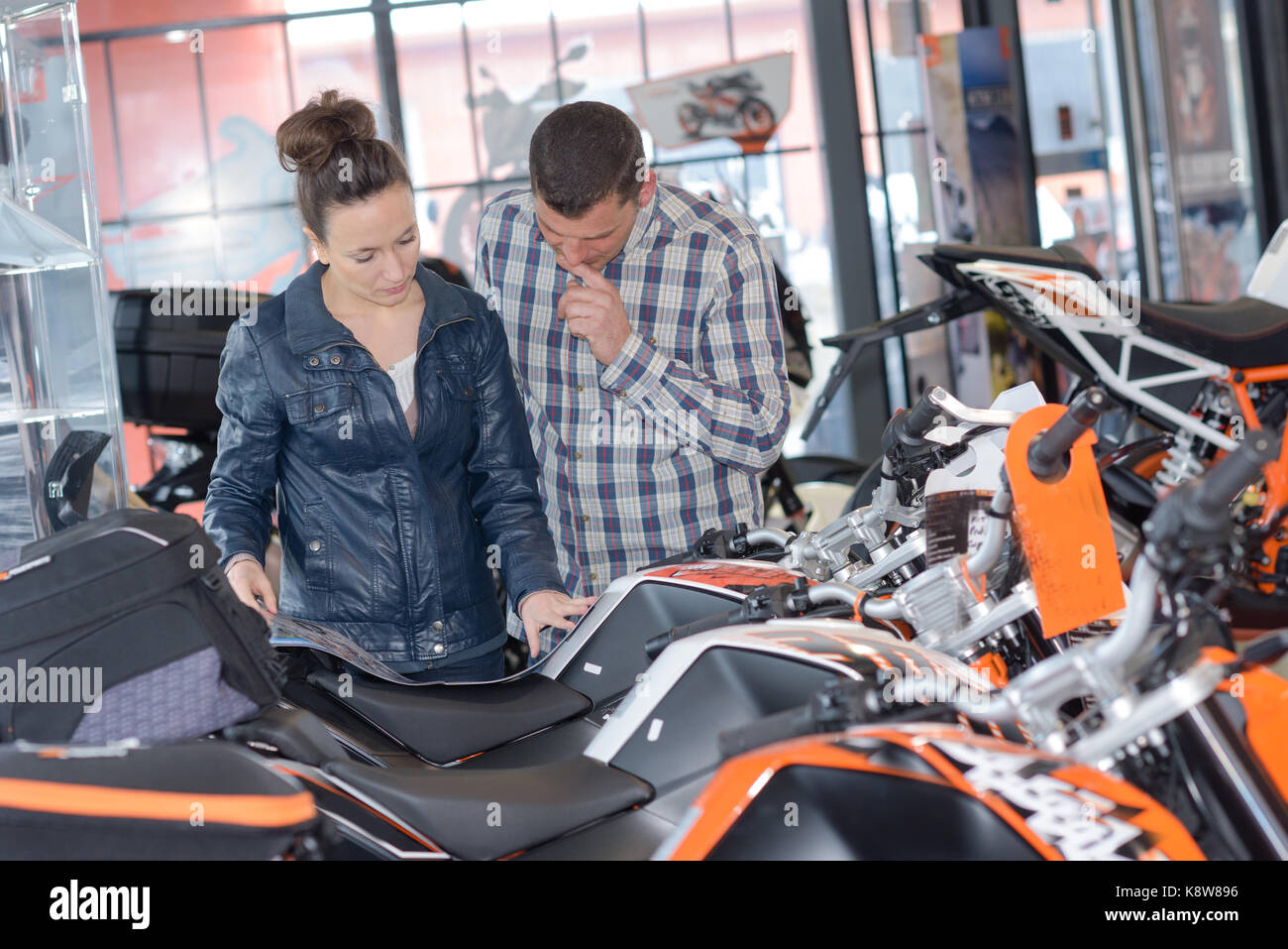 the motorbike shop Stock Photo - Alamy
