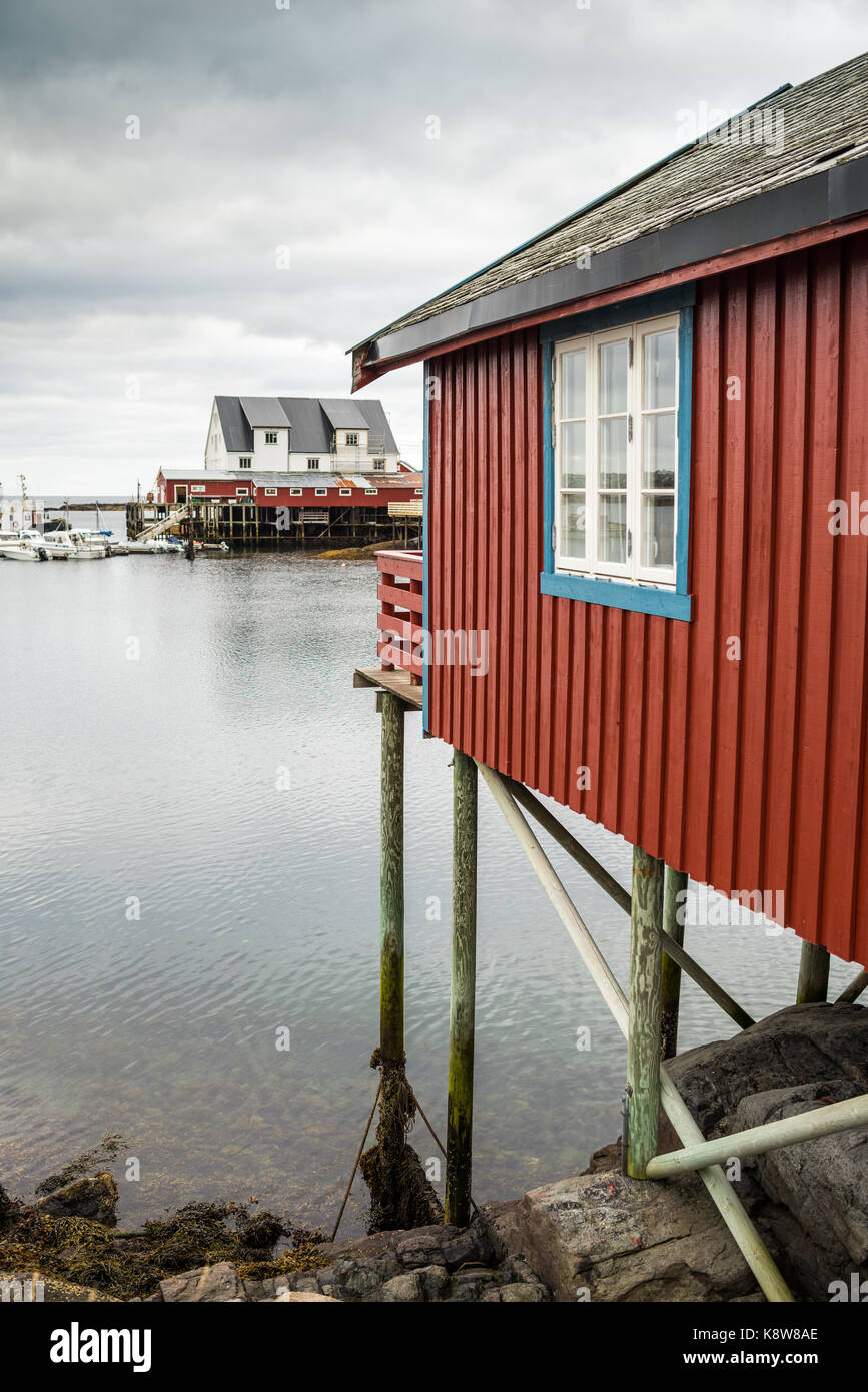 Rural house on the Lofoten Islands, Norway, Scandinavia, Europe Stock ...
