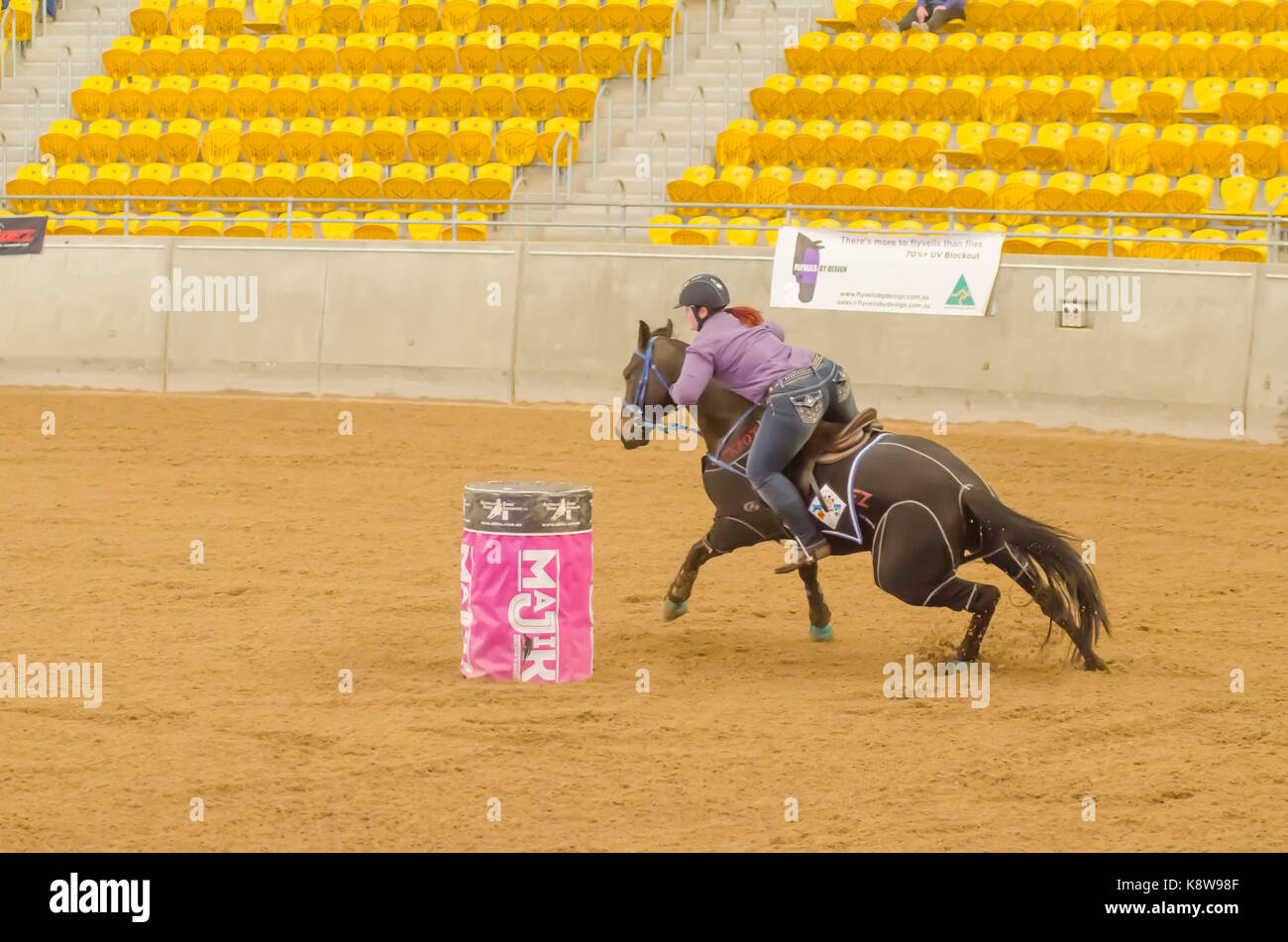Horse Sports, Ladies National Finals Barrel Race at the Australian ...