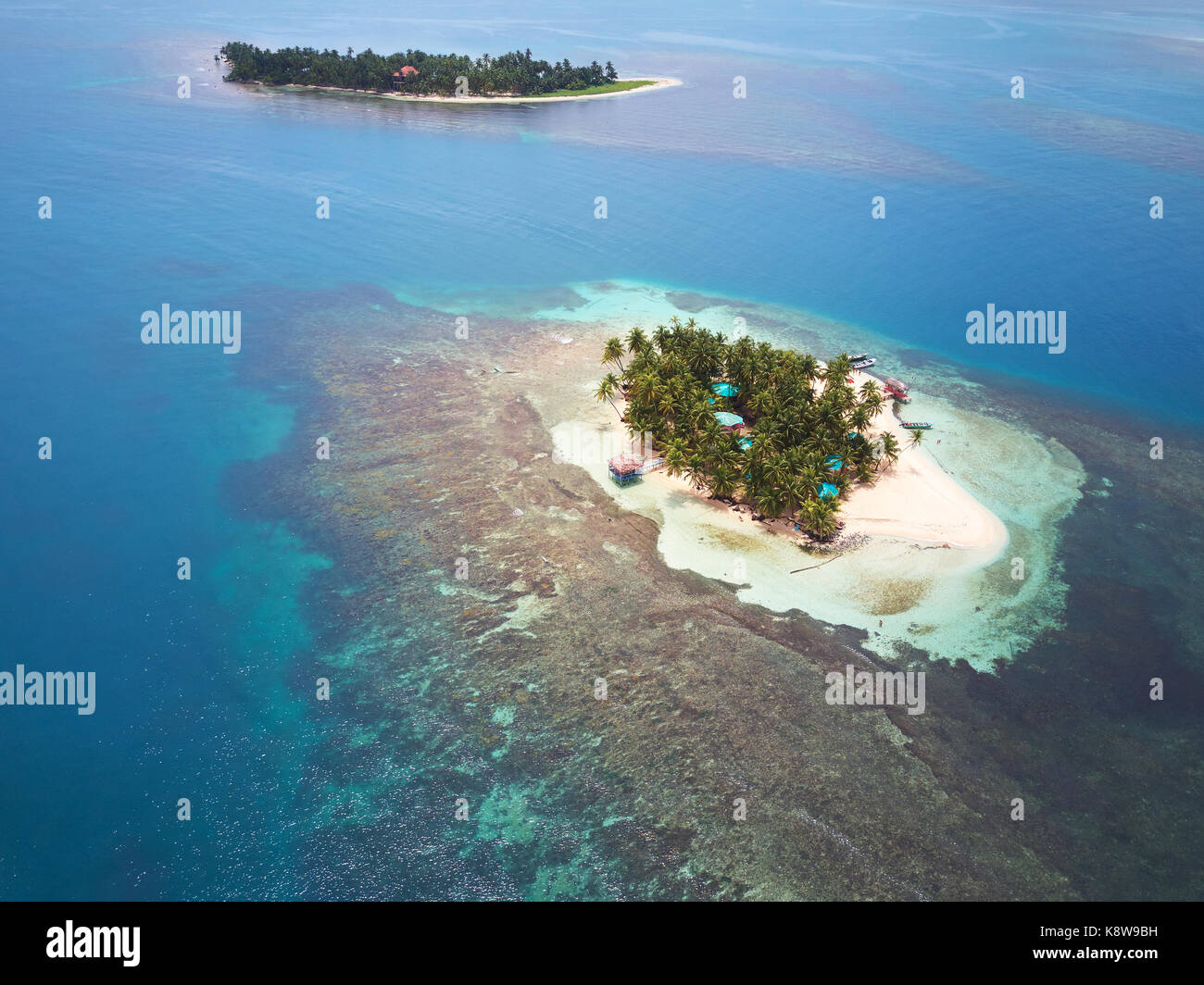 Aerial view two islands hi-res stock photography and images - Alamy