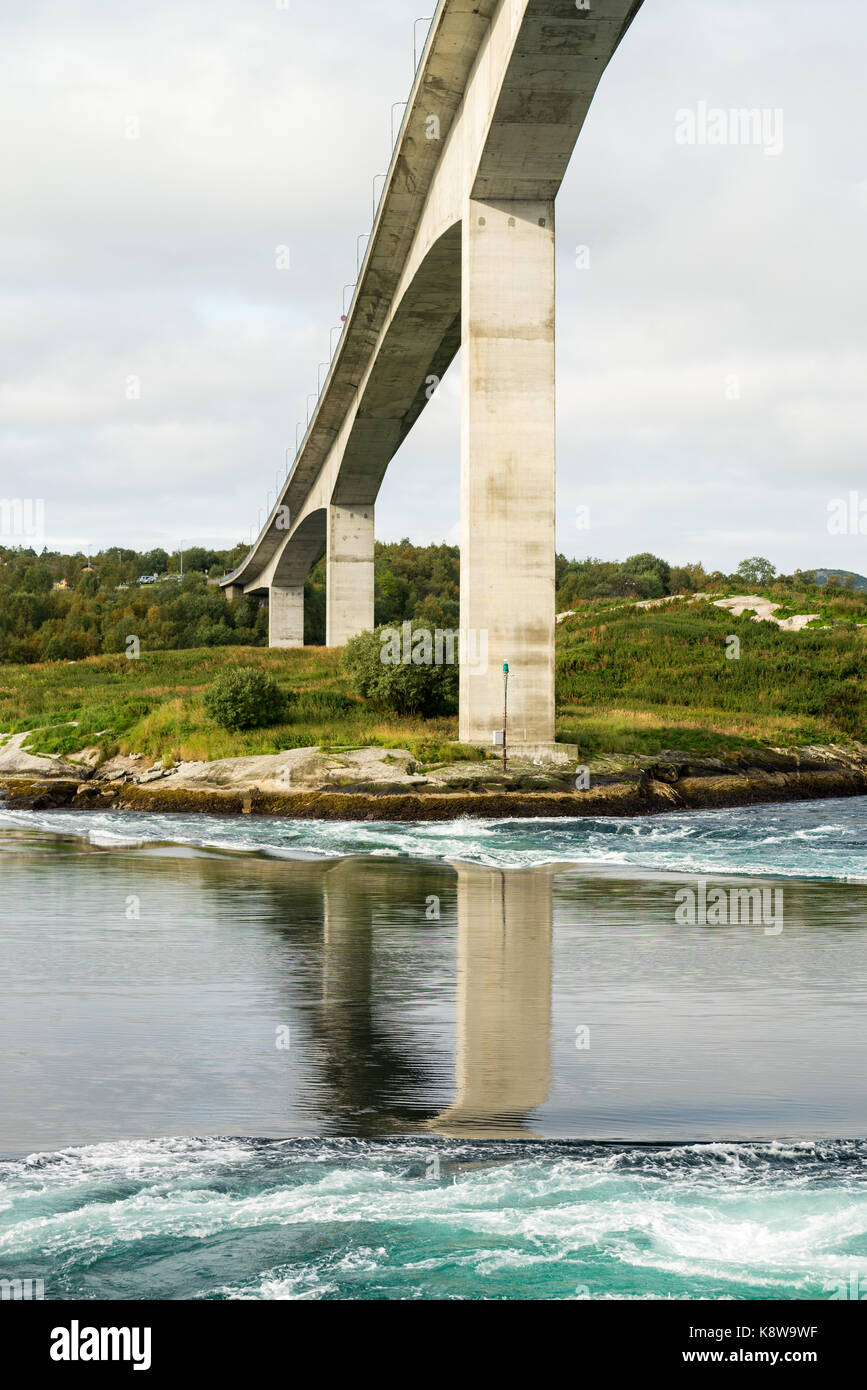 Whirlpools of the maelstrom of Saltstraumen, Nordland, Norway ...
