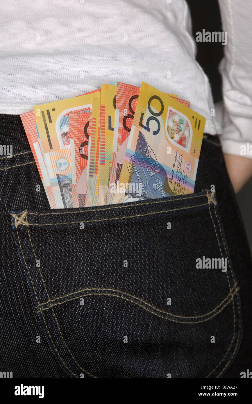 Australian currency notes hi-res stock photography and images - Alamy