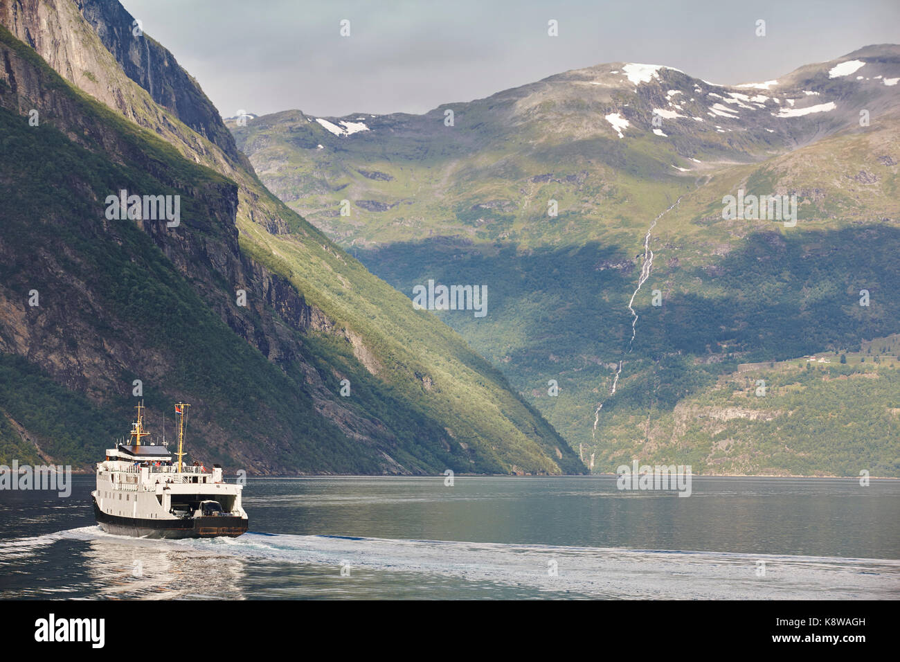 Hellesylt geiranger cruise hi-res stock photography and images - Alamy