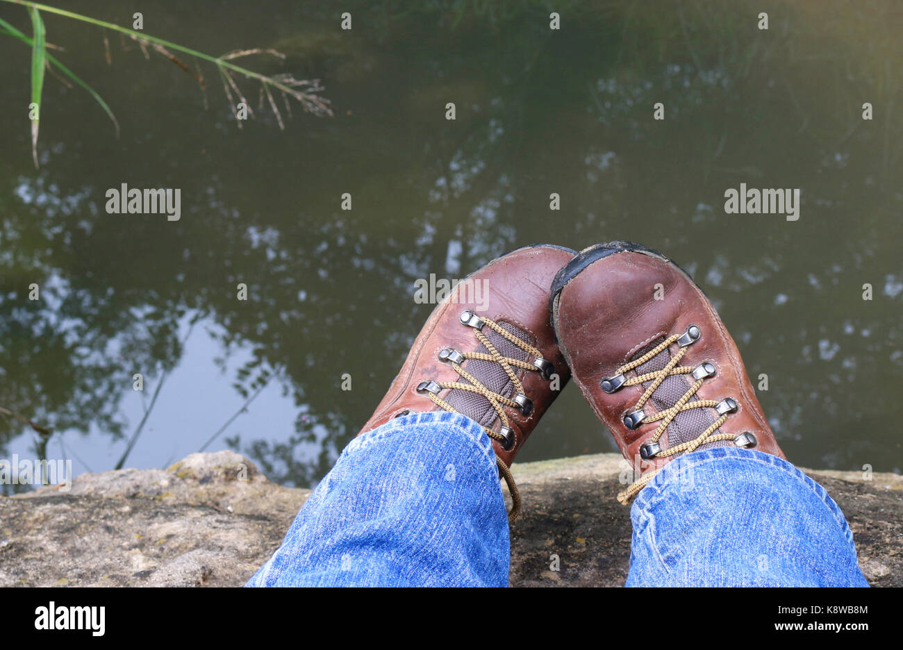 Crossed toes hi-res stock photography and images - Alamy