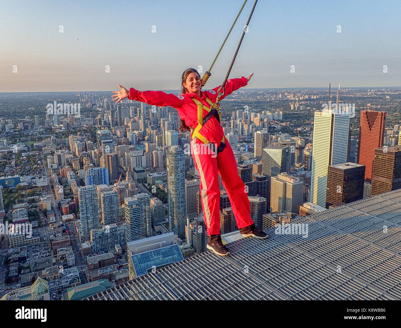 Toronto cn tower edgewalk hi-res stock photography and images - Alamy