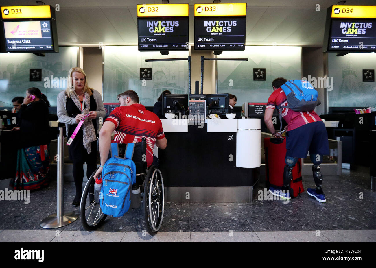 Athletes who are part of the 90-strong team of wounded, injured and ...