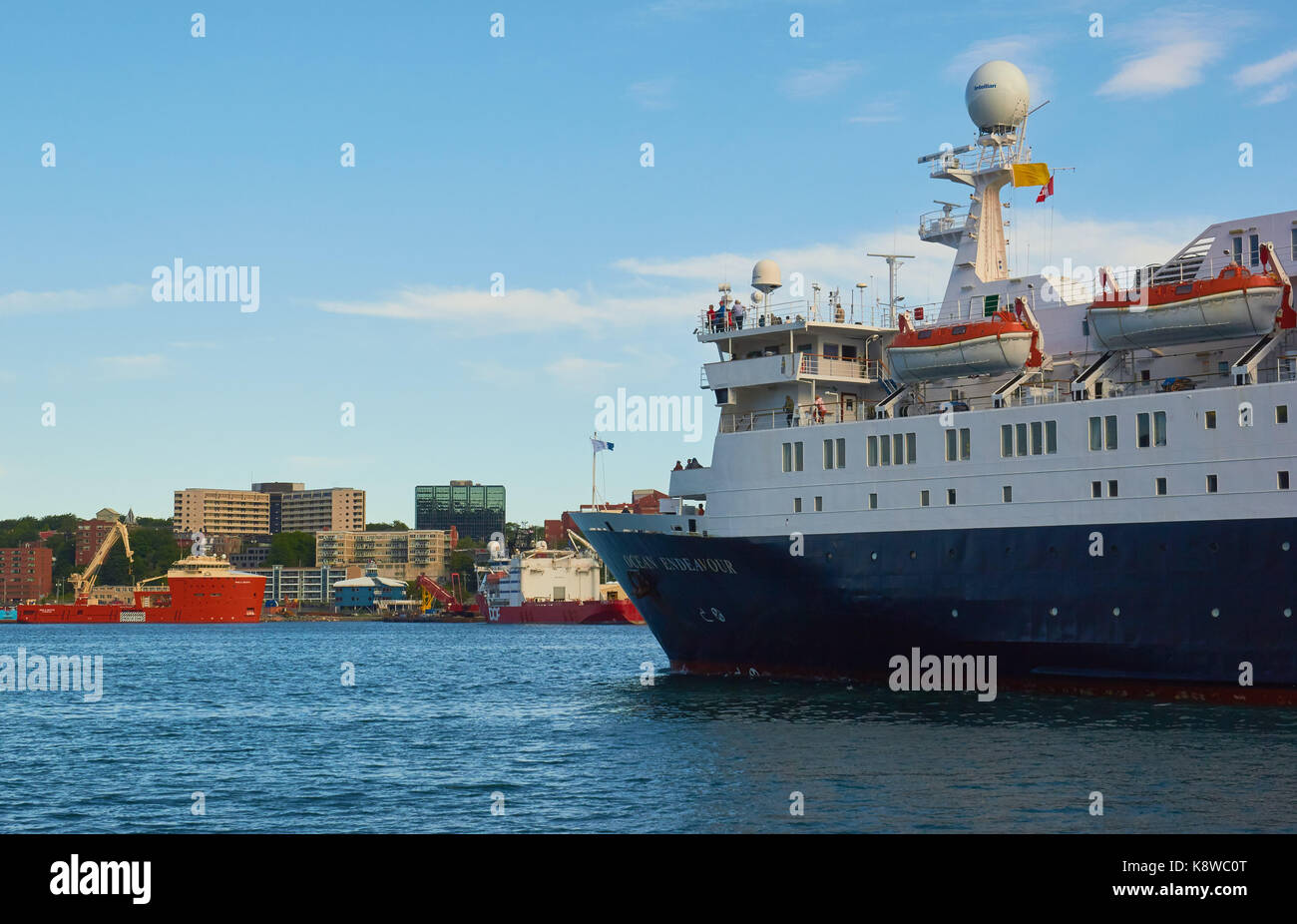 Ocean Endeavour cruise ship used for expedition cruising in remote ...