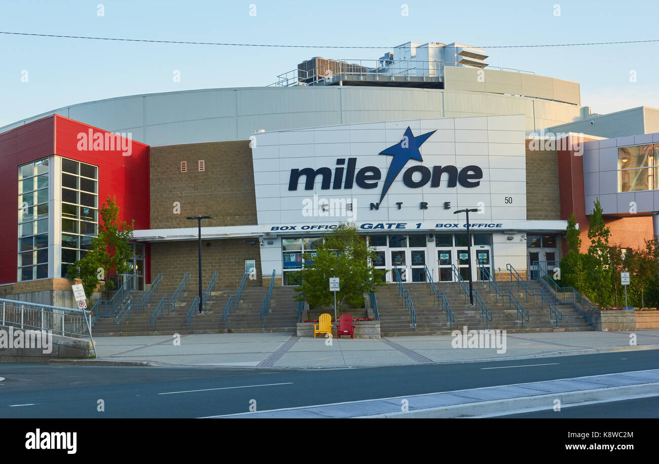 Mile One Center an indoor arena and entertianment venue in downtown St ...