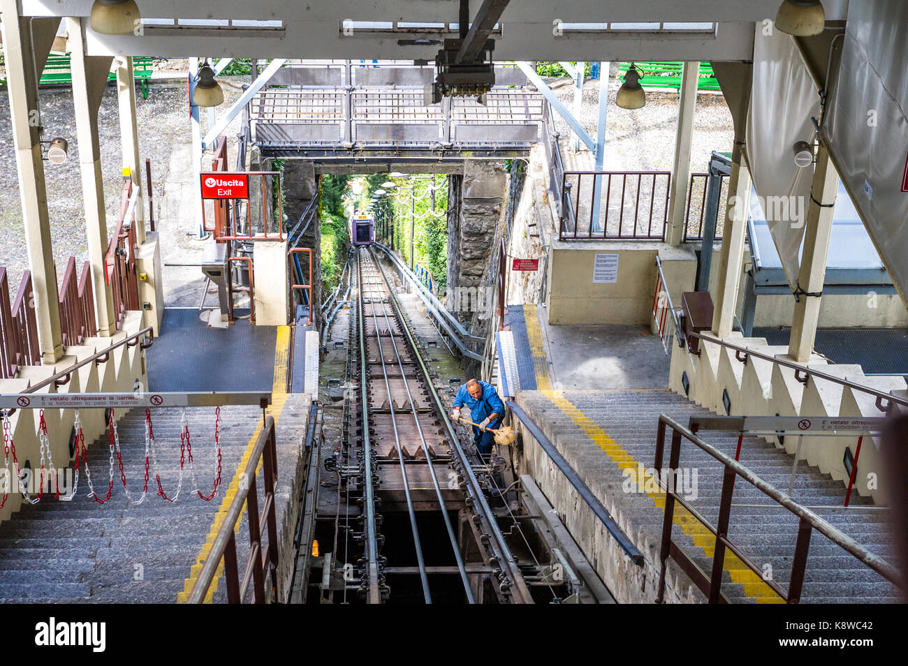 Funicular como brunate hi-res stock photography and images - Alamy