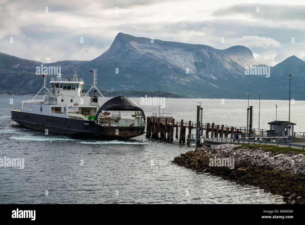 Bognes Lodingen Ferry, Norway, Scandinavia, Europe Stock Photo - Alamy