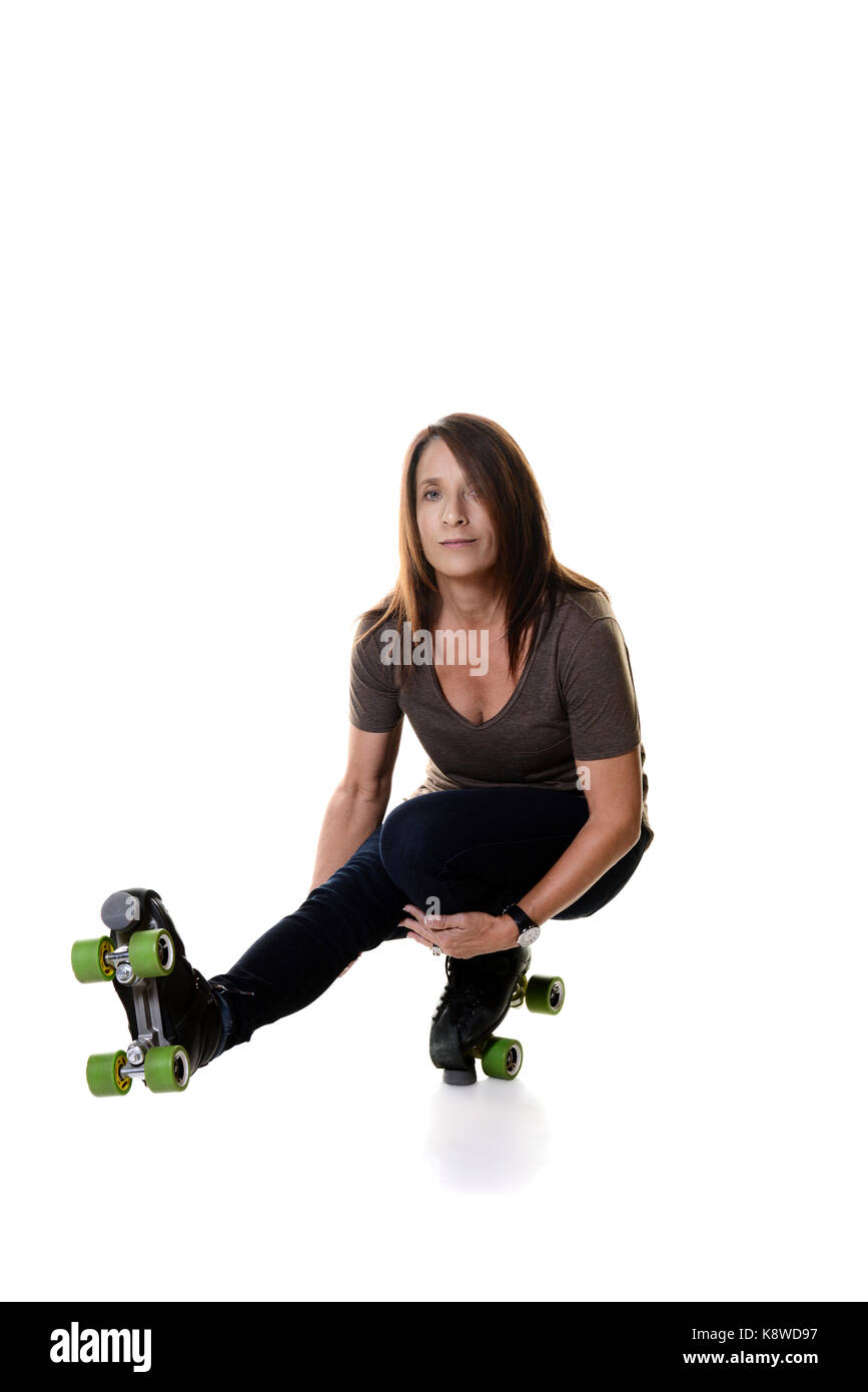 Girl on shooting Cut Out Stock Images & Pictures - Alamy