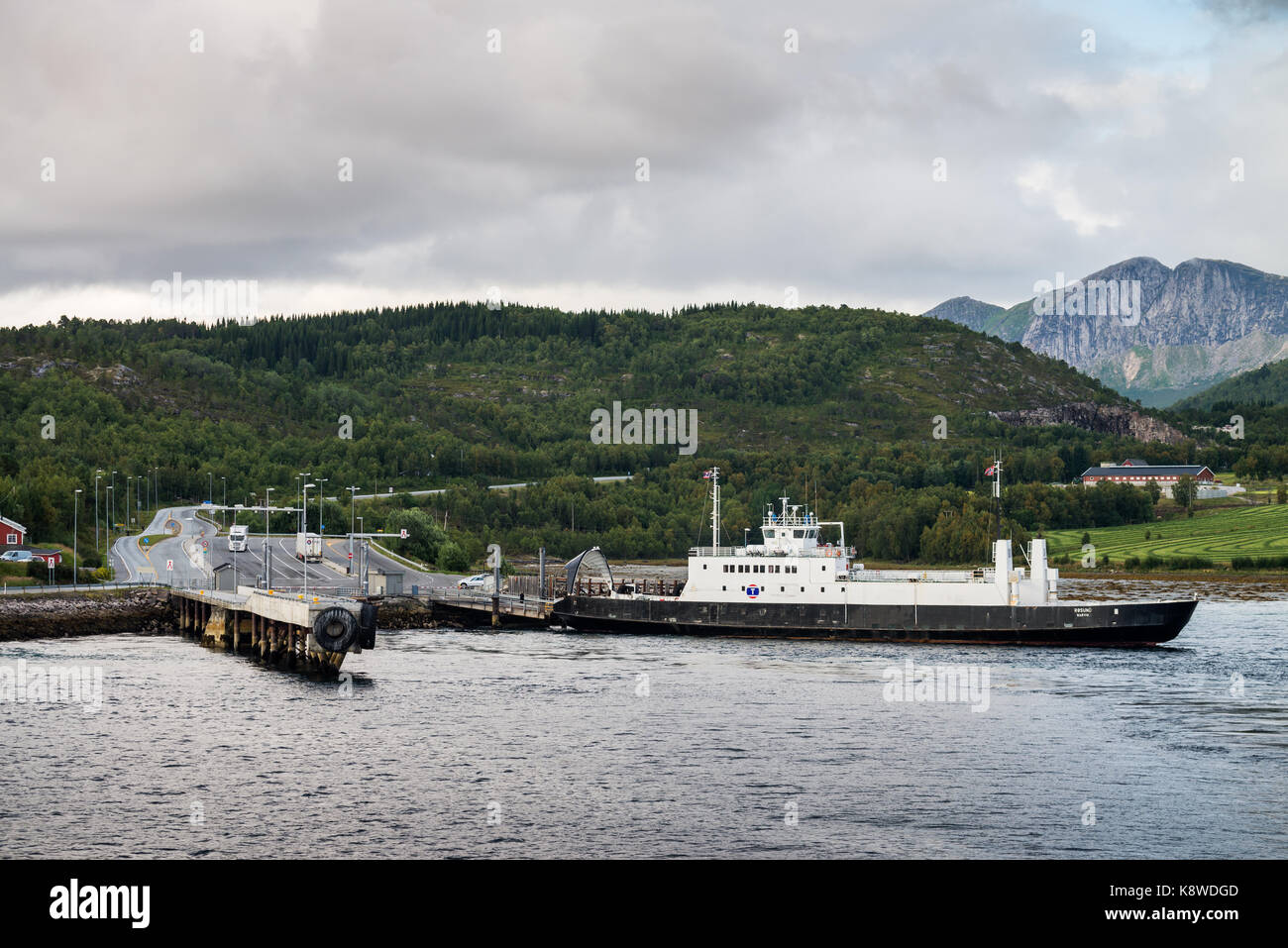 Bognes Lodingen Ferry, Norway, Scandinavia, Europe Stock Photo - Alamy