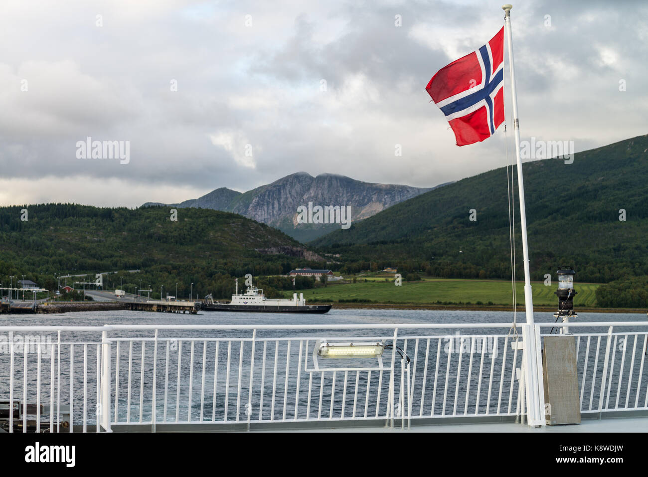 Bognes Lodingen Ferry, Norway, Scandinavia, Europe Stock Photo - Alamy